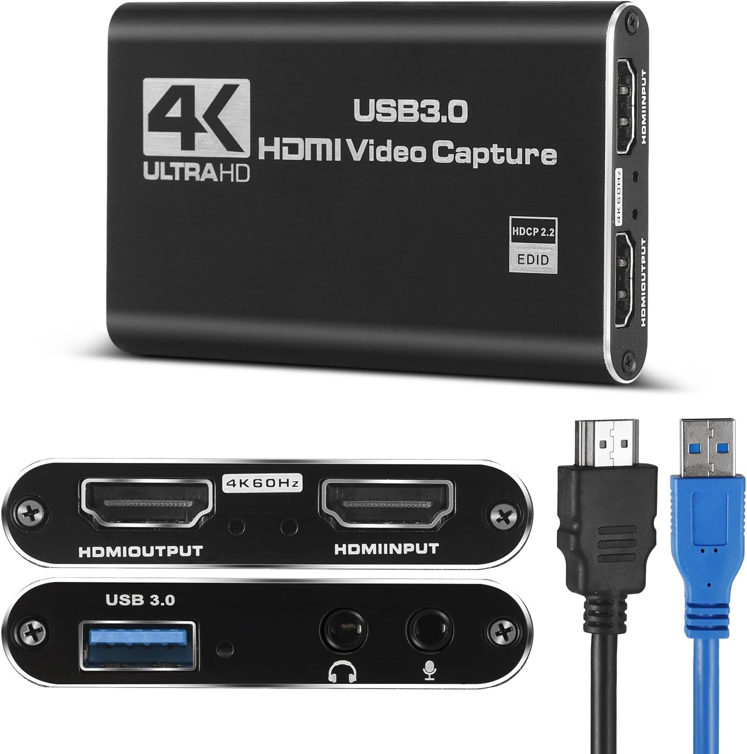 Amazon.com: 4K HDMI Video Capture Card, Gaming Capture Card with ...