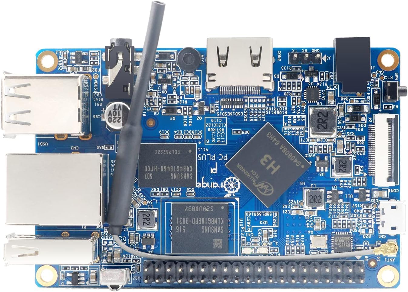 Orange Pi PC Plus AllWinner H3 1GB DDR3 A7 Quad Core 1.3GHZ, Open ...