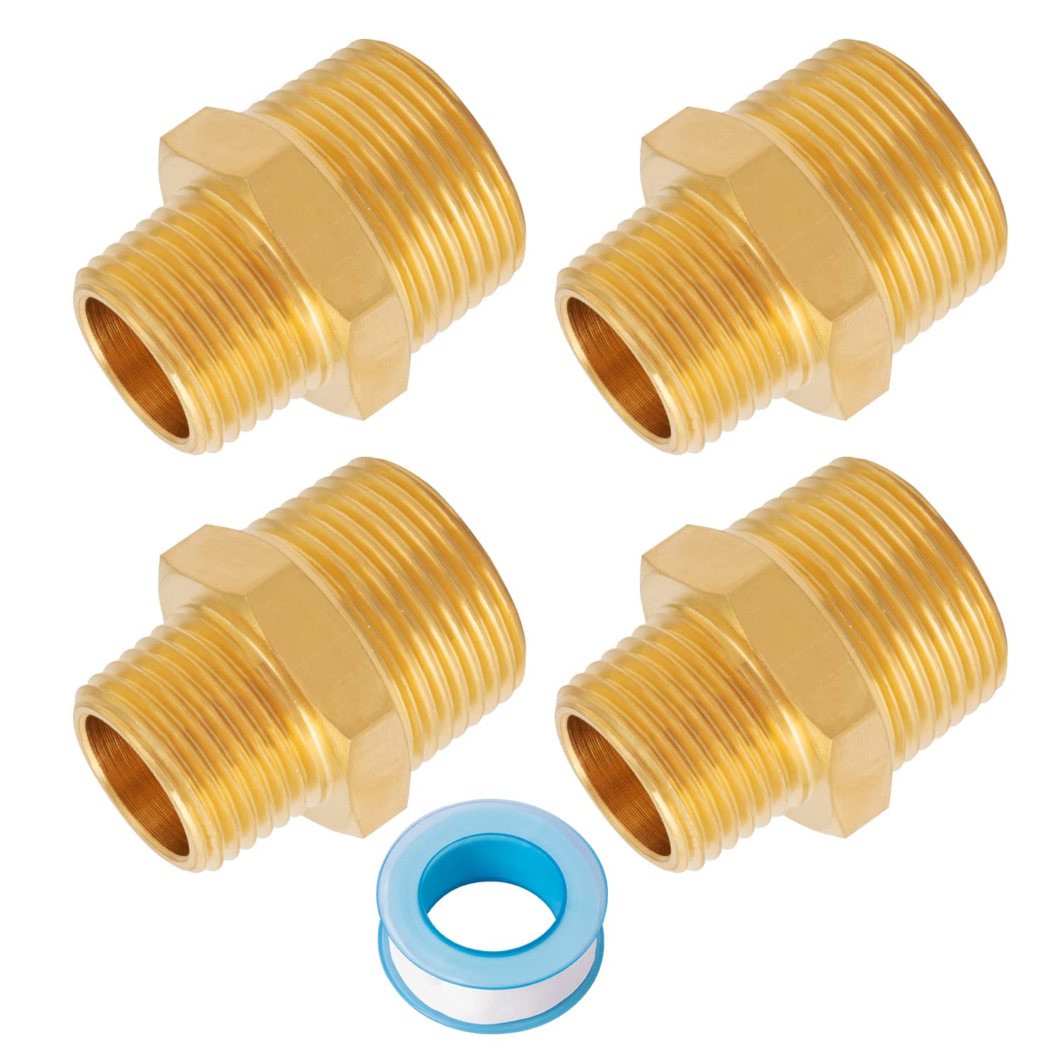 Snapklik.com : SUNGATOR 3/4 Inch NPT X 1/2 Inch Male Hex Nipple Reducer ...