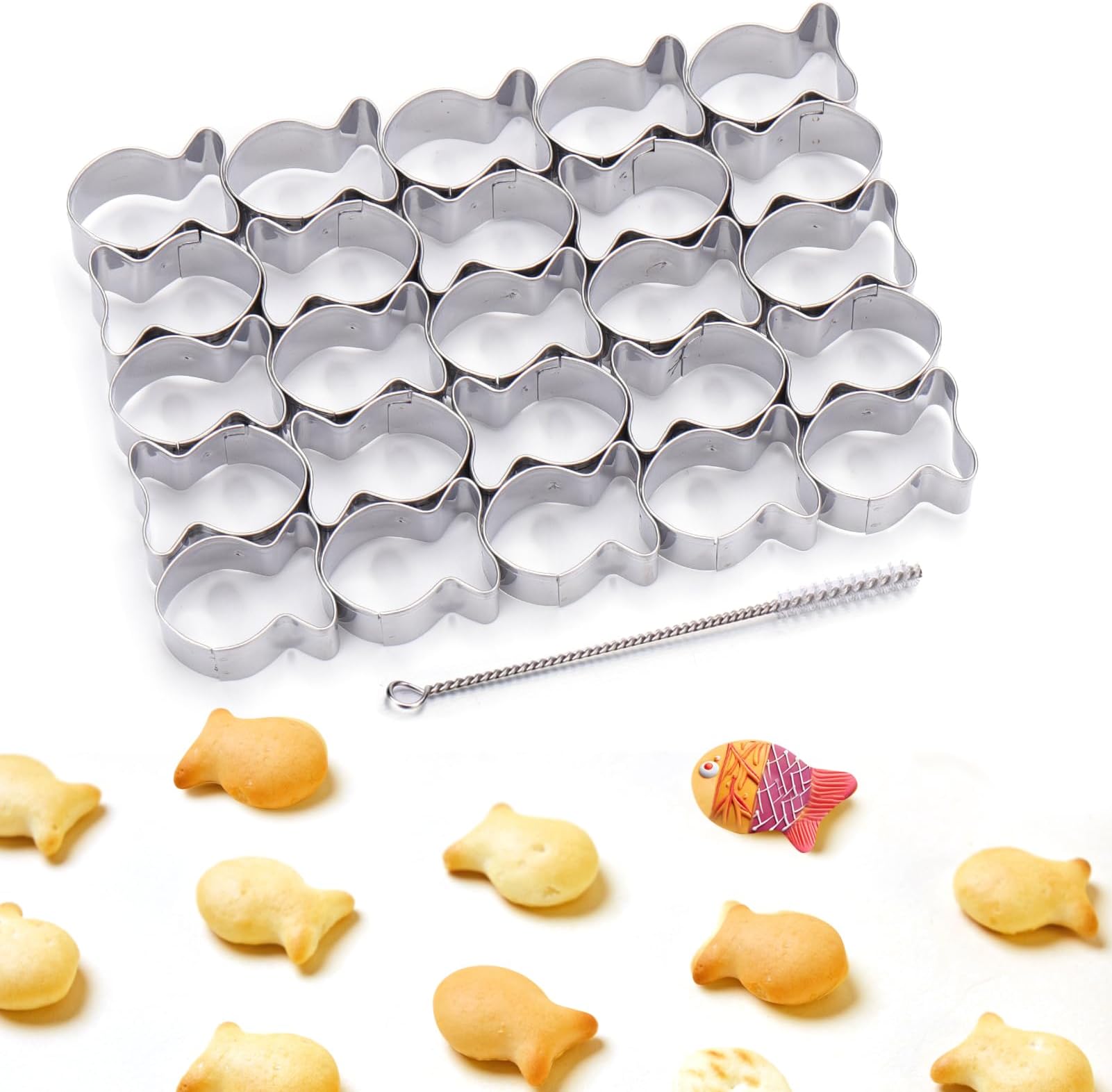 Amazon.com: 3Pcs Rolling Cookie Cutters Foundant Cutters Biscuit ...