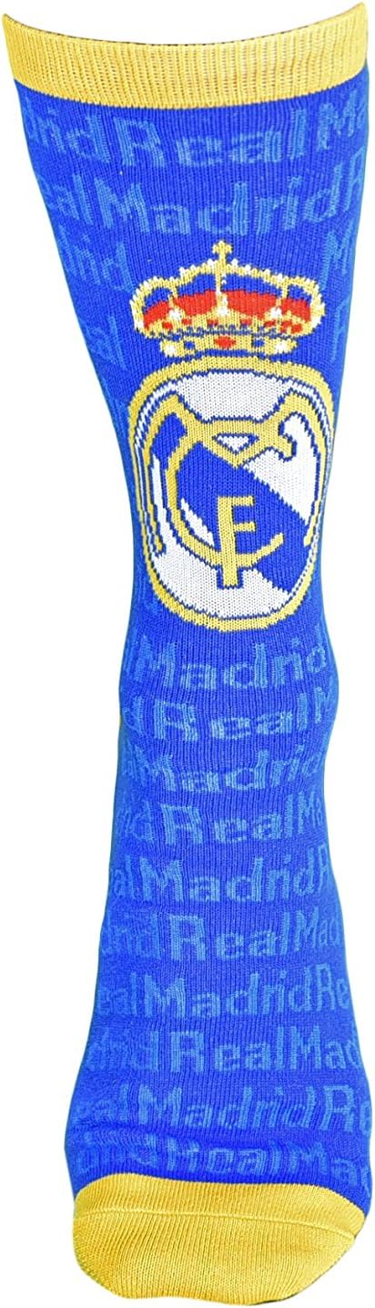 Amazon.com: Real Madrid Socks Blue Casual with Gold Tip socks : Sports ...