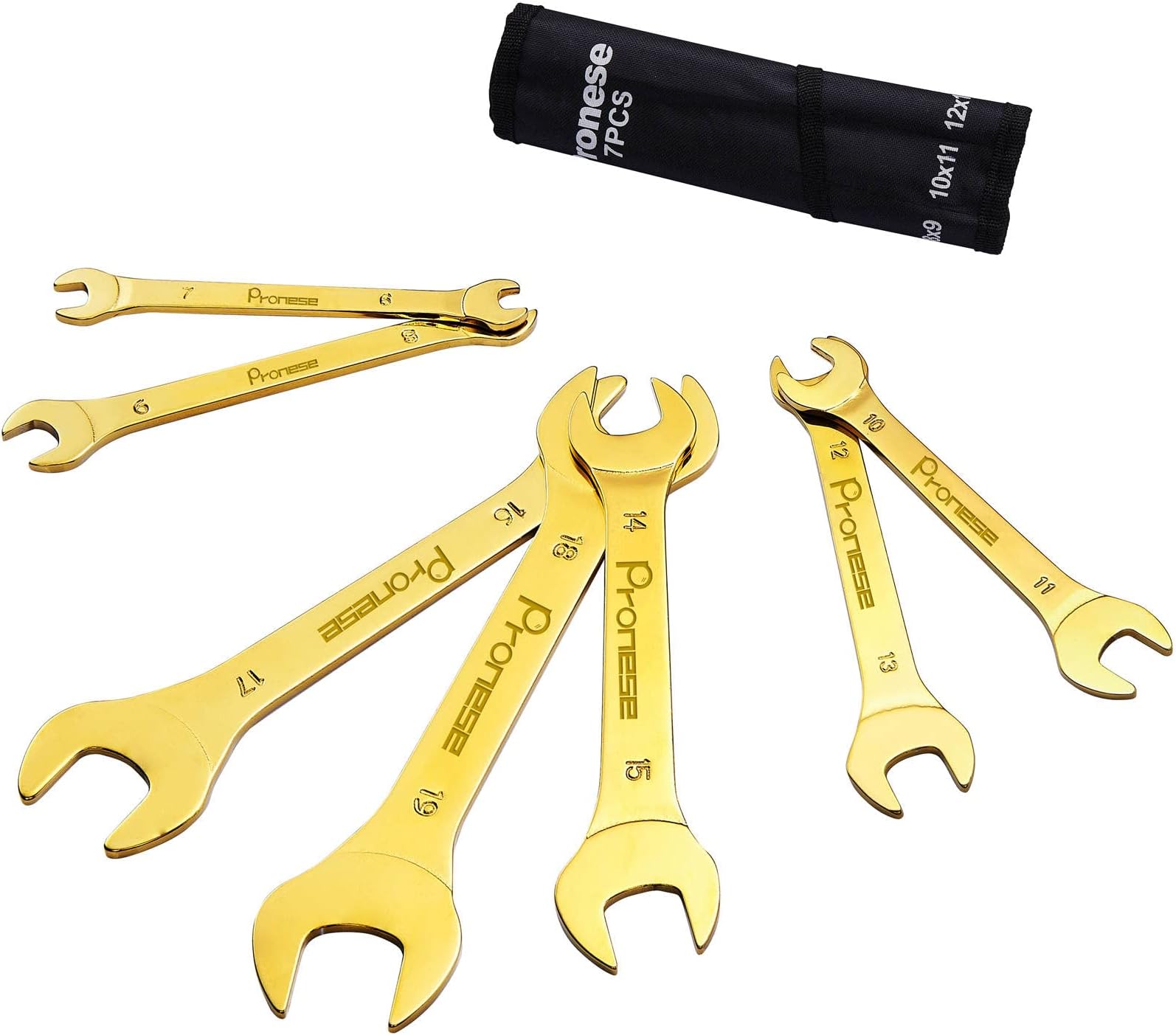 Blue Spot 4311 Micro Combination Spanner, Silver, Set of 10 Piece ...