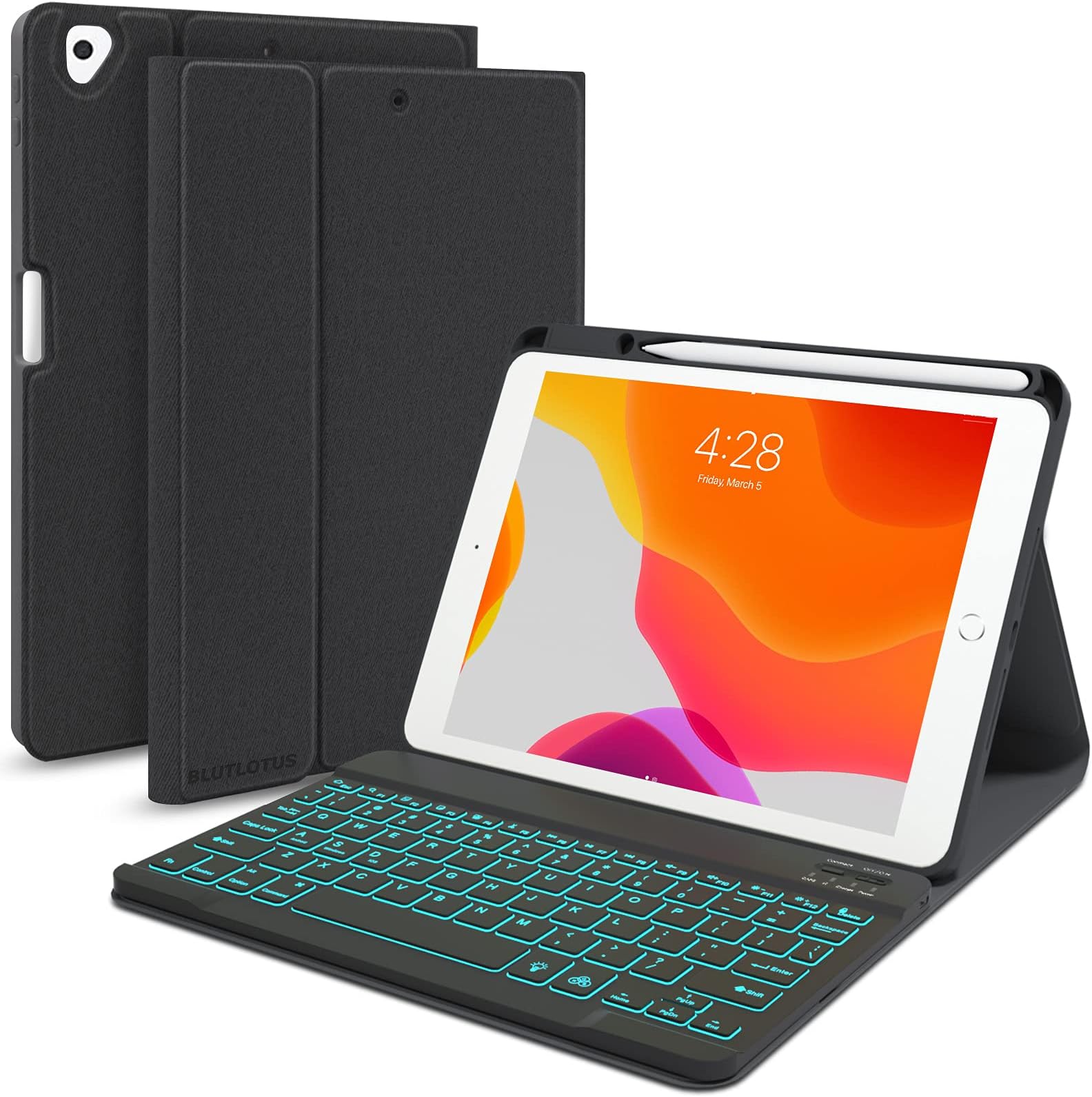 Amazon.com: Belkin QODE Ultimate Keyboard Case for iPad Air (Black ...