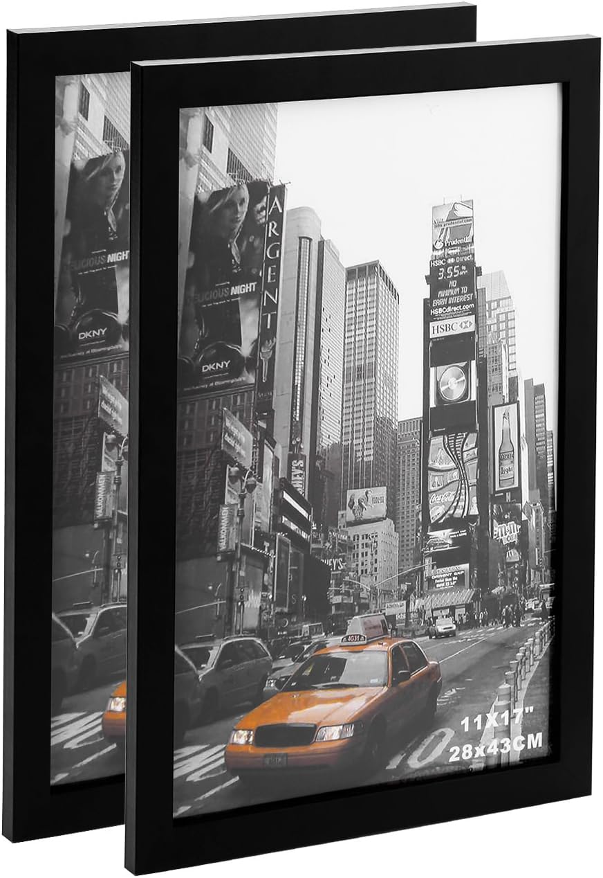 Amazon.com - 2 Pack 11x17 Picture Photo Frames - Made to Display Legal ...