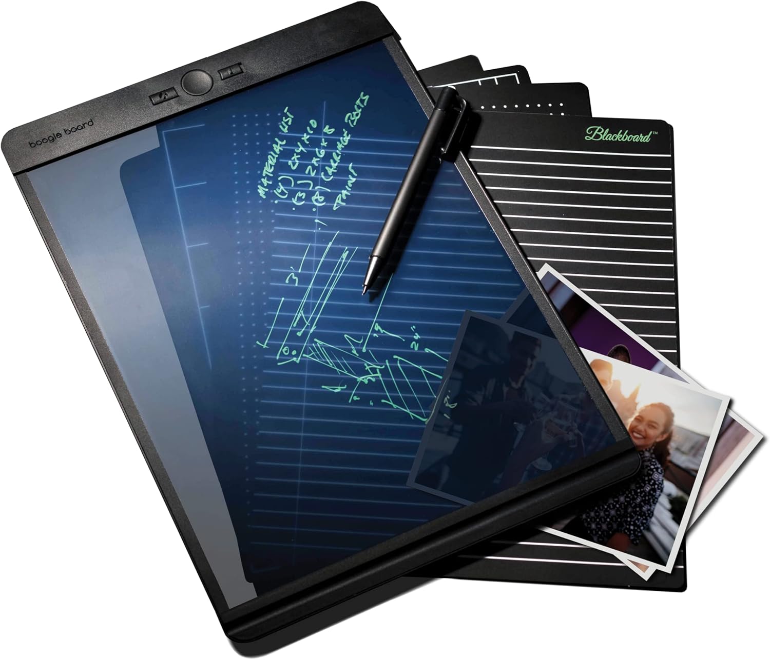 Buy Boogie Board Blackboard Reusable Notebook with Letter-Size Writing ...