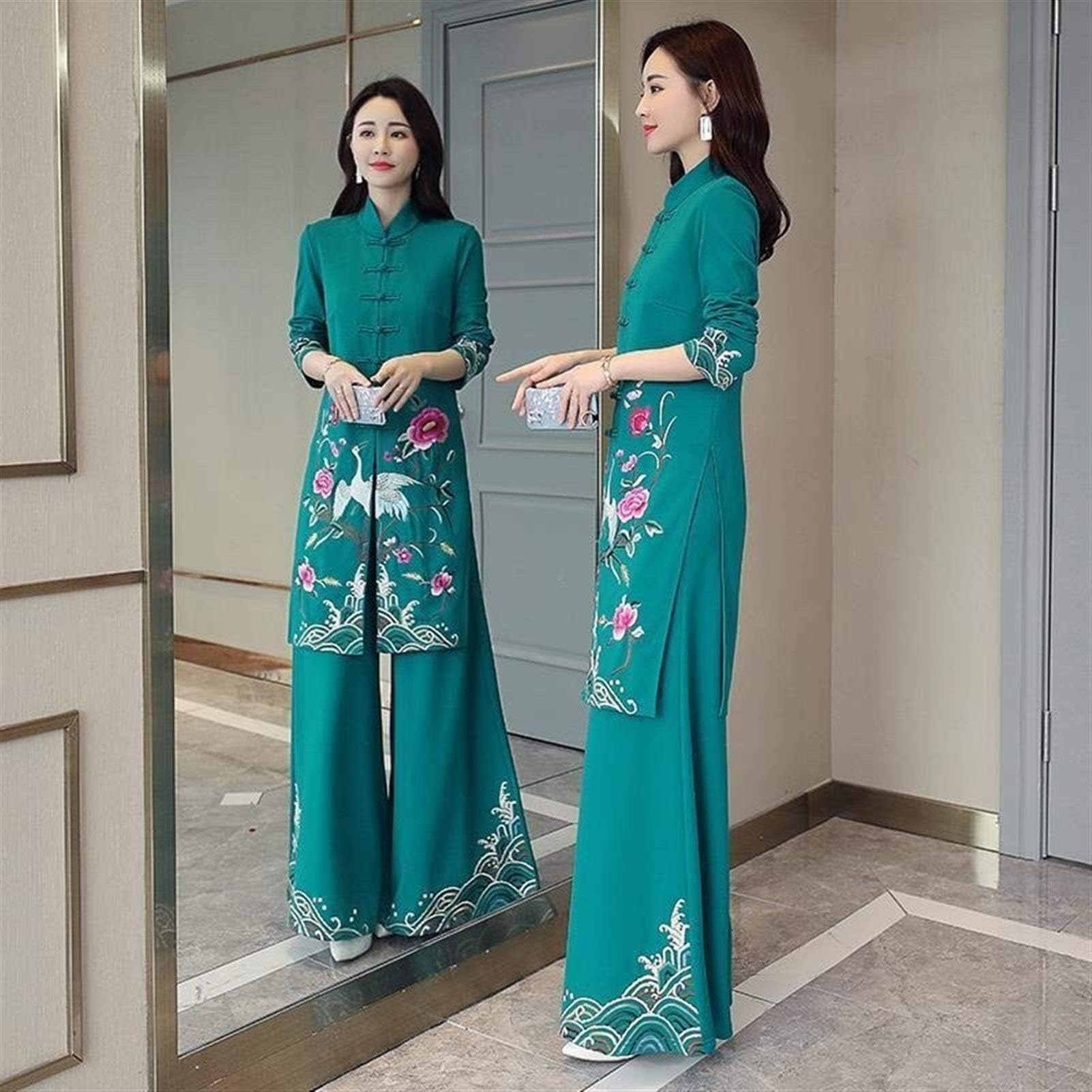 Cheongsam Pant Suits