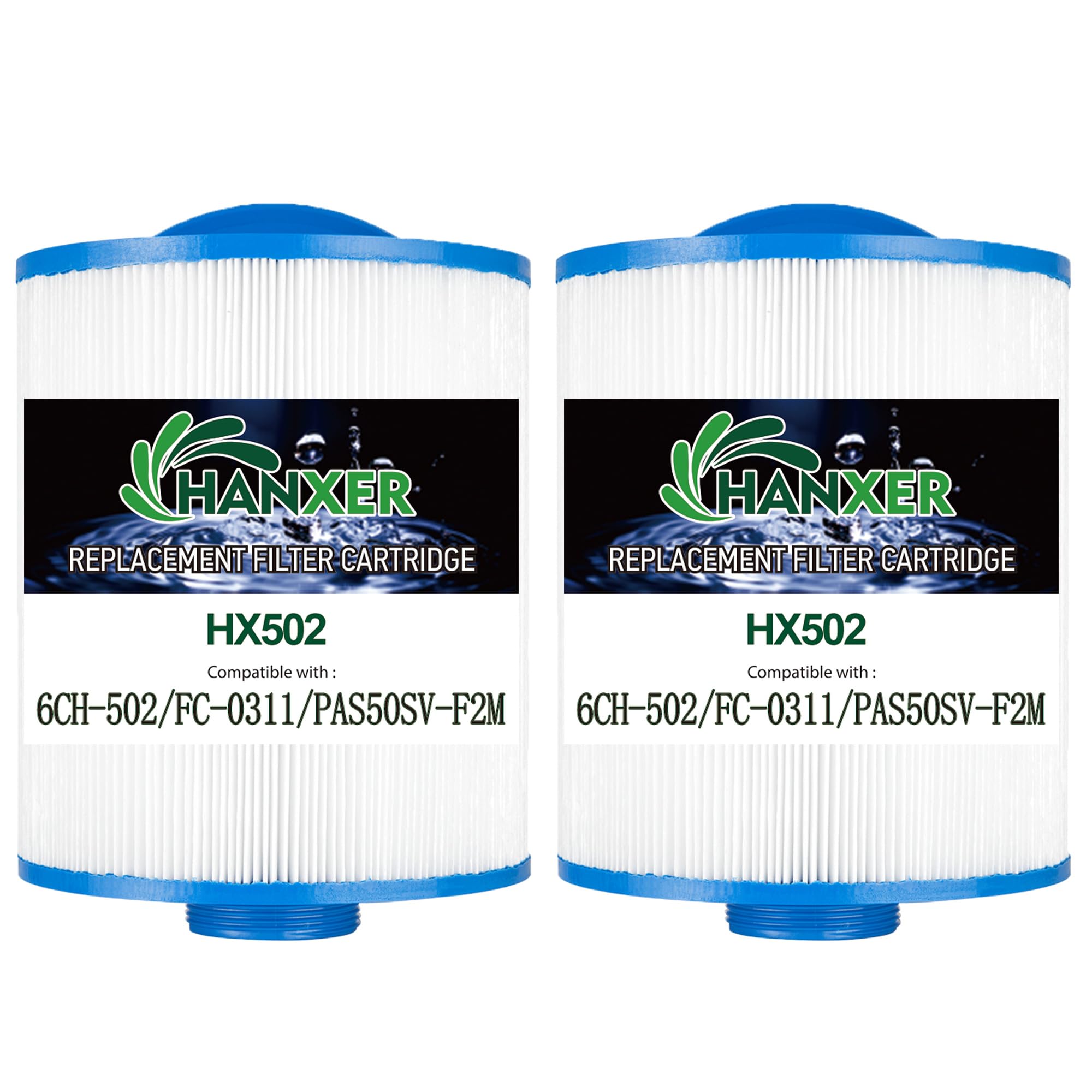 PAS50SV-F2M Spa Filter Cartridge Replaces for Unicel 6CH-502, Filbur FC ...