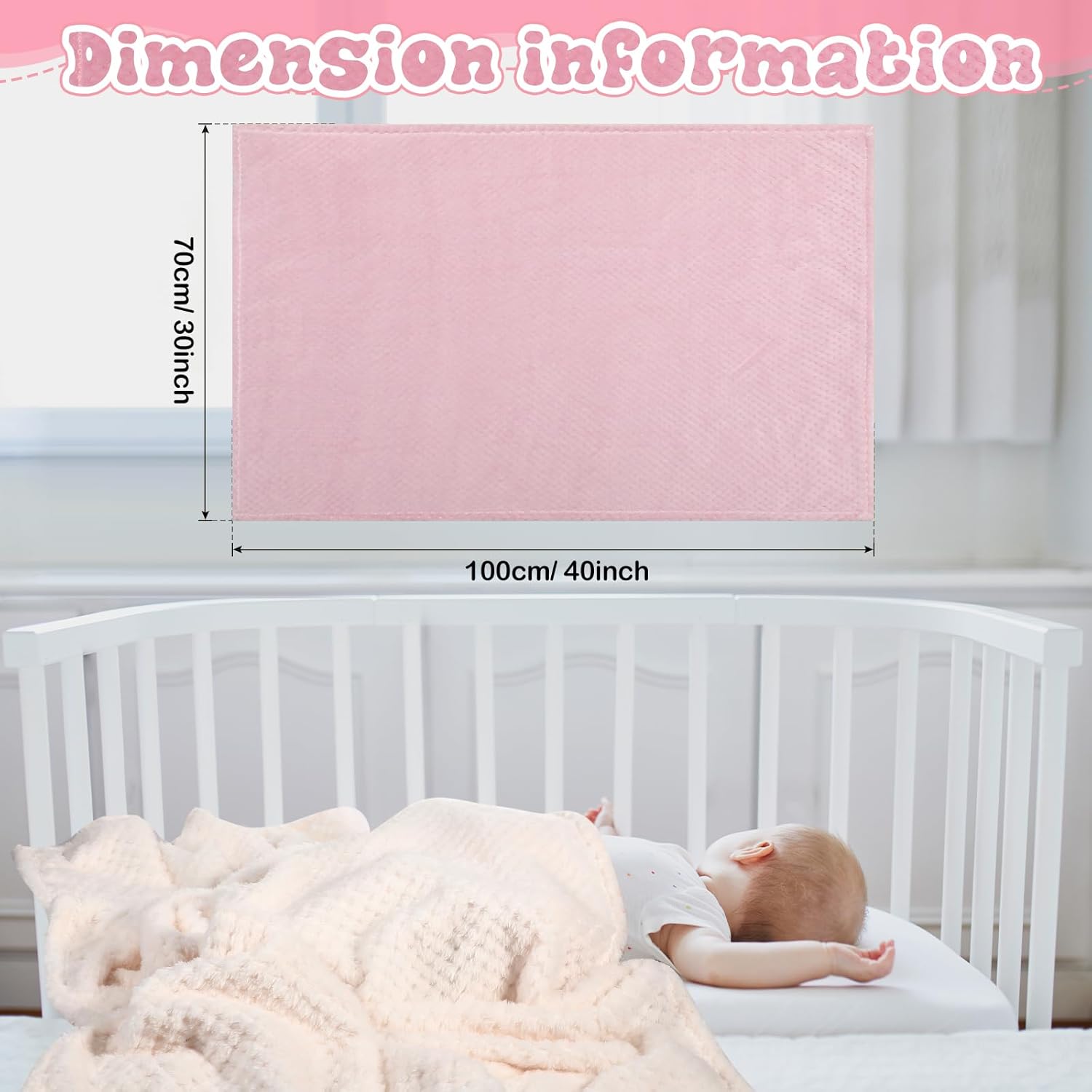 Newwiee 3 mantas de bebé suaves y mullidas, manta neutra para niños ...