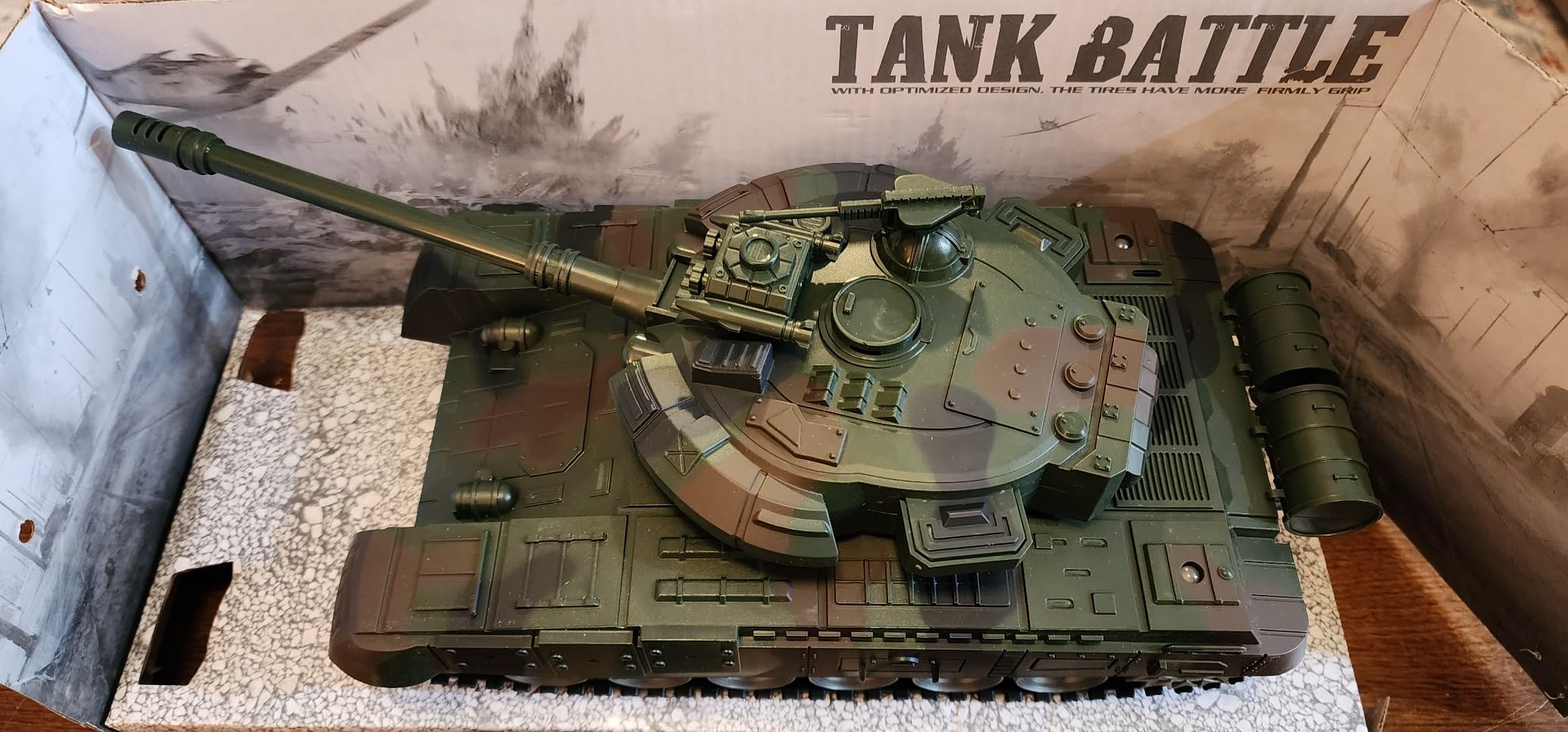 Amazon.com: Glorryearst RC Tanks 2 Pack 1:28 Scale 9 Channel Remote ...