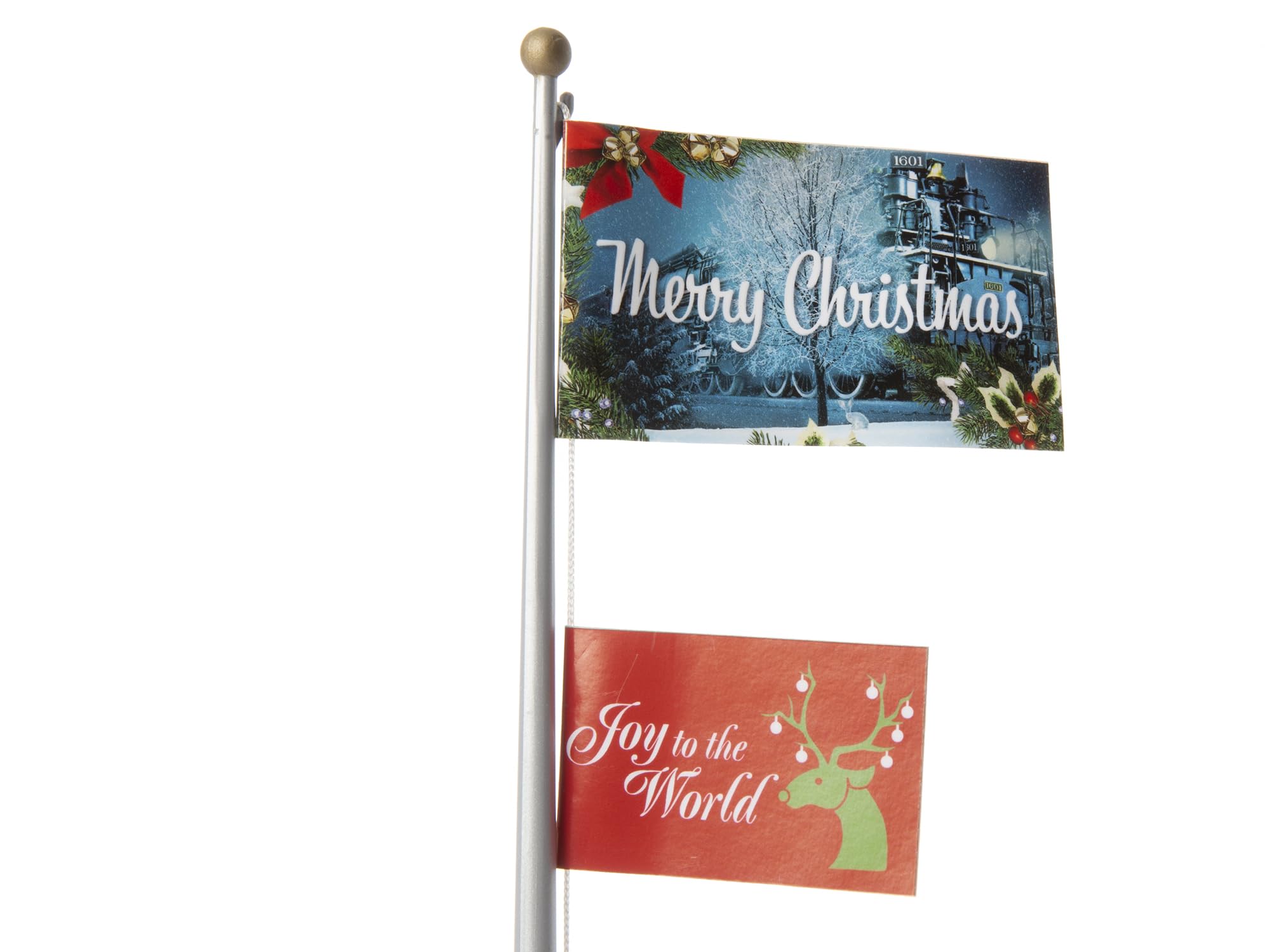 Snapklik.com : Christmas Joy Plug-Expand-Play Illuminated Flagpole ...