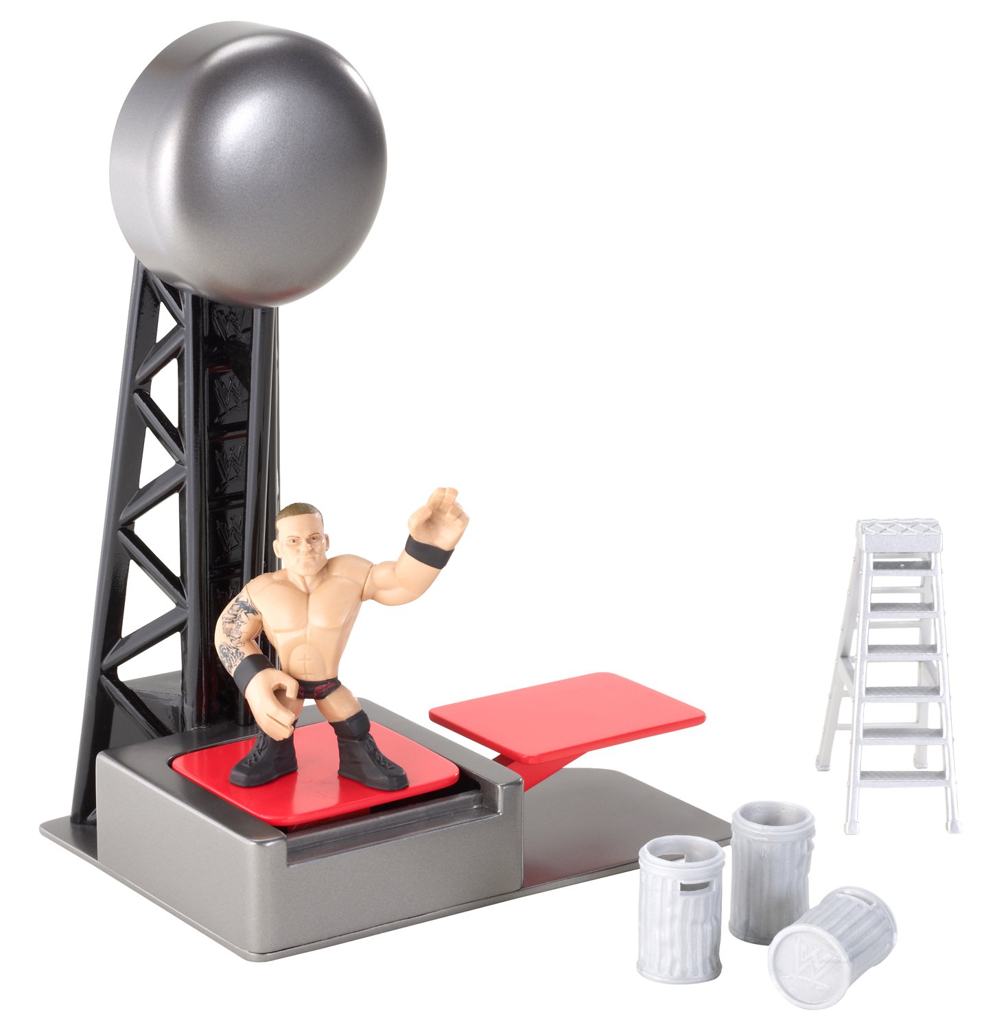 Amazon.com: WWE MATTEL Rumblers Ringing Entrance Playset y figura ...