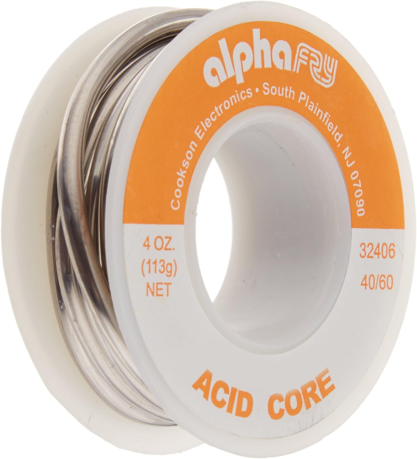 alpha fry AM11406 40/60 Solder With Rosin Core, No Size, No Color ...