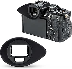 Amazon.com : [Large Version] A7IV A7RV A9III A7SIII A1 Eyecup Eyepiece, Camera Viewfinder ...