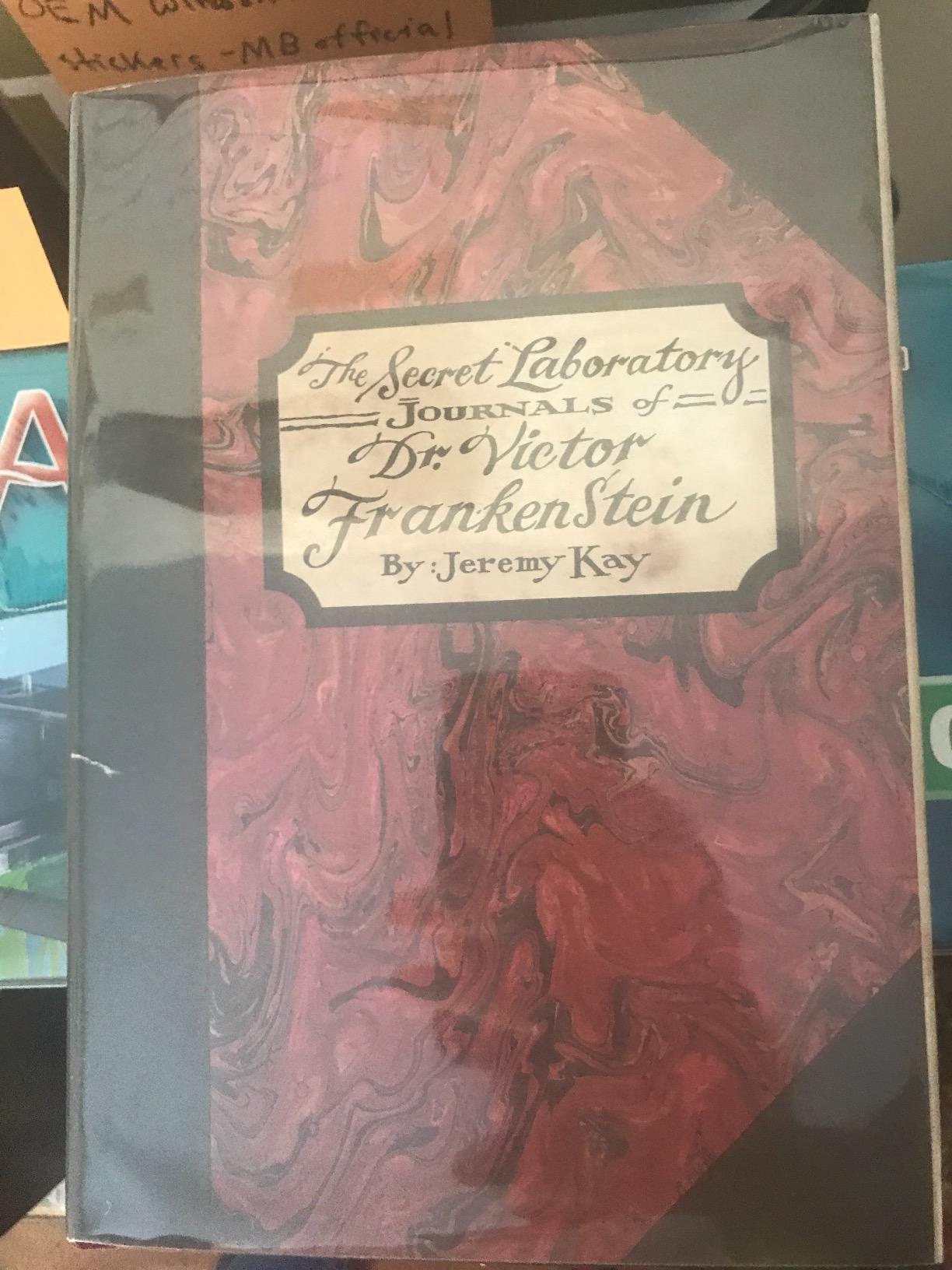 The Secret Laboratory Journals of Dr. Victor Frankenstein: Kay, Jeremy ...