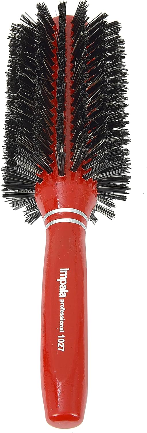 Impala Barber Hair Brushes Boar Bristle Round Hair Brush, For Women and ...