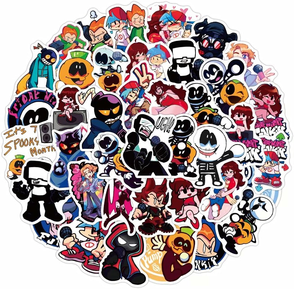 Buy 50PCS Game Sticker Boyfriend Girlfriend Monster Skid and Pump ...