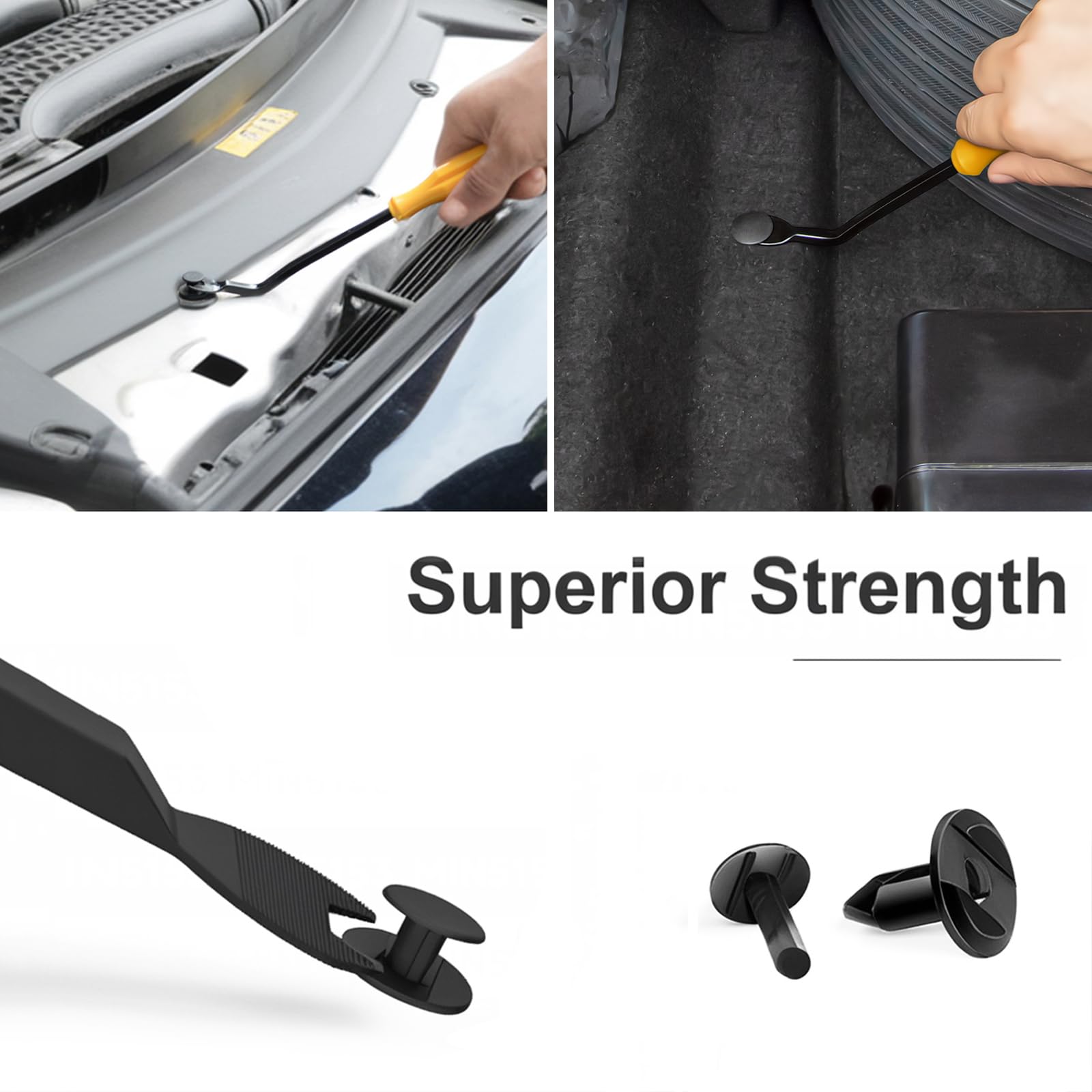 Trim Removal Tool 5-Piece Car Kit - Non-Scratch Pry Bars For Door ...