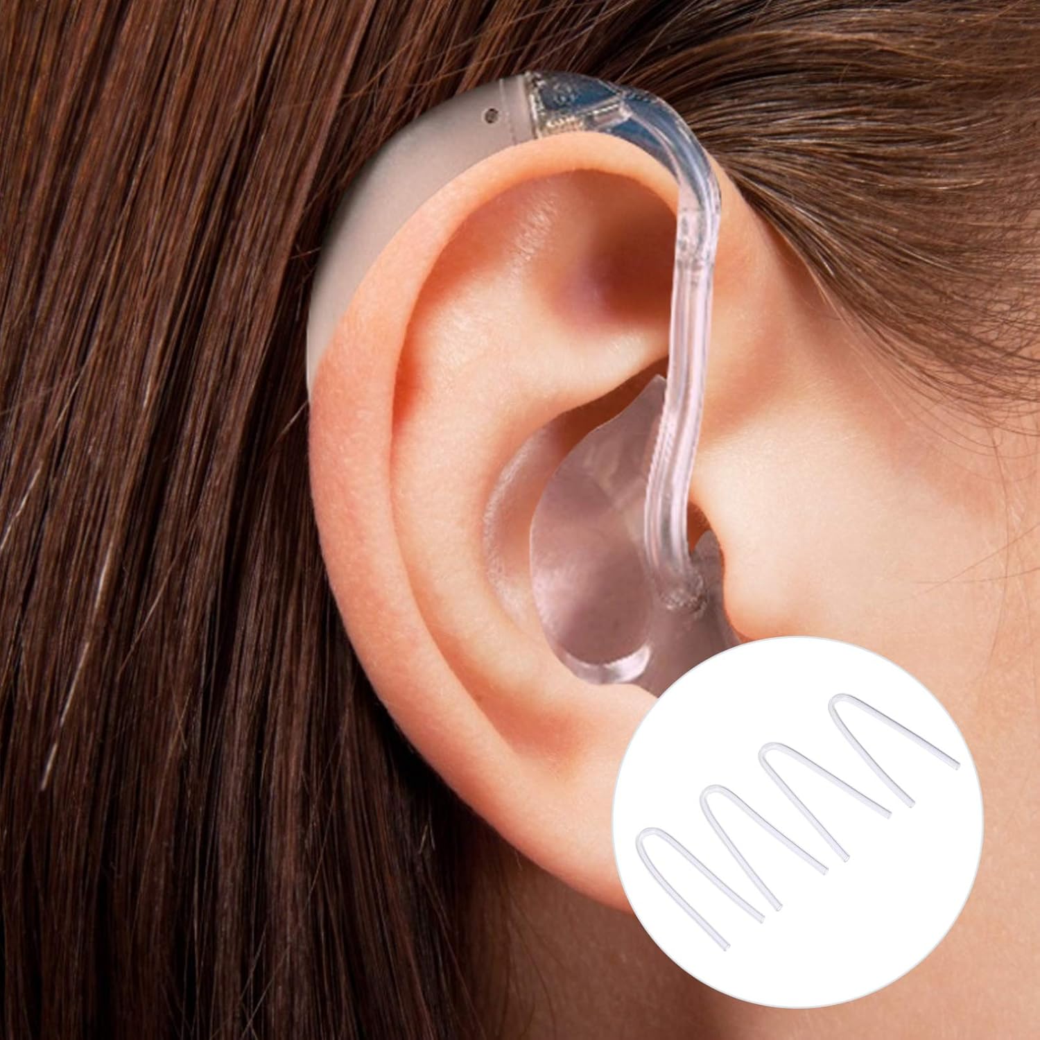 ibasenice Preformed BTE Earmold Tubes PVC Hearing Aids Machine Tubes ...