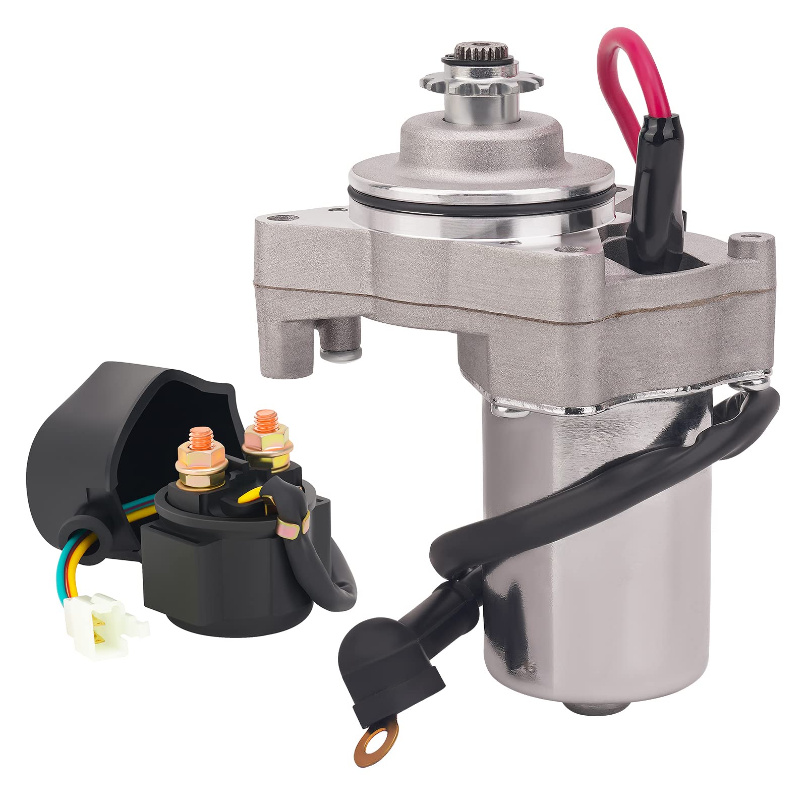 Amazon.com: AWSZH 3 Bolt Starter Motor Fit for 50cc 70cc 90cc 100cc ...