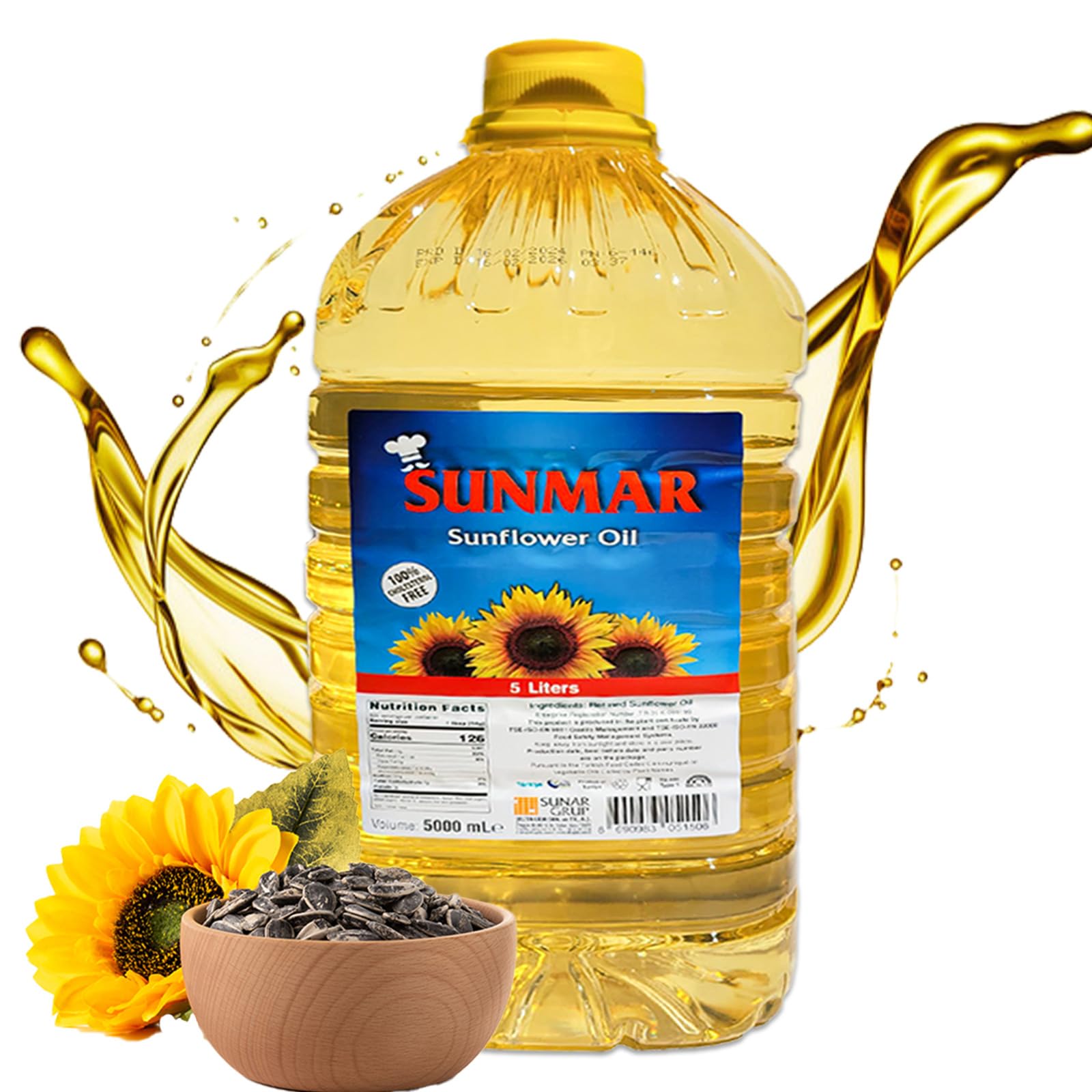 Amazon.com : "Ultra Healthy Sunflower Oil | High-Heat Stability, No ...