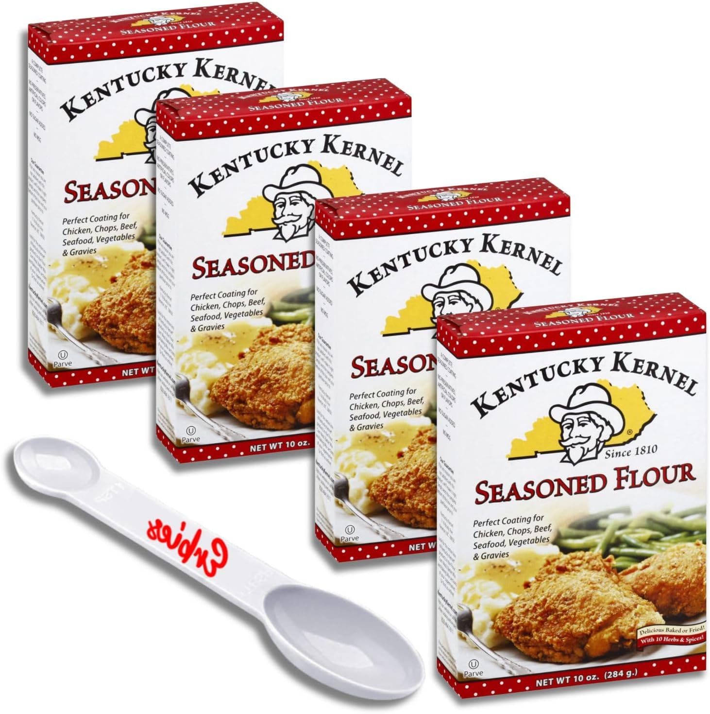 Amazon.com : Kentucky Kernal Flour Seasoned Gluten free, 10 OZ(Pack of ...
