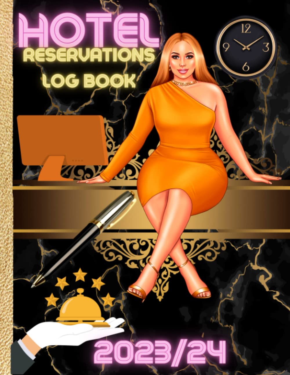 Hotel Reservations Log Book 2023/24: 8.5x11, casitas ,rental motels ...
