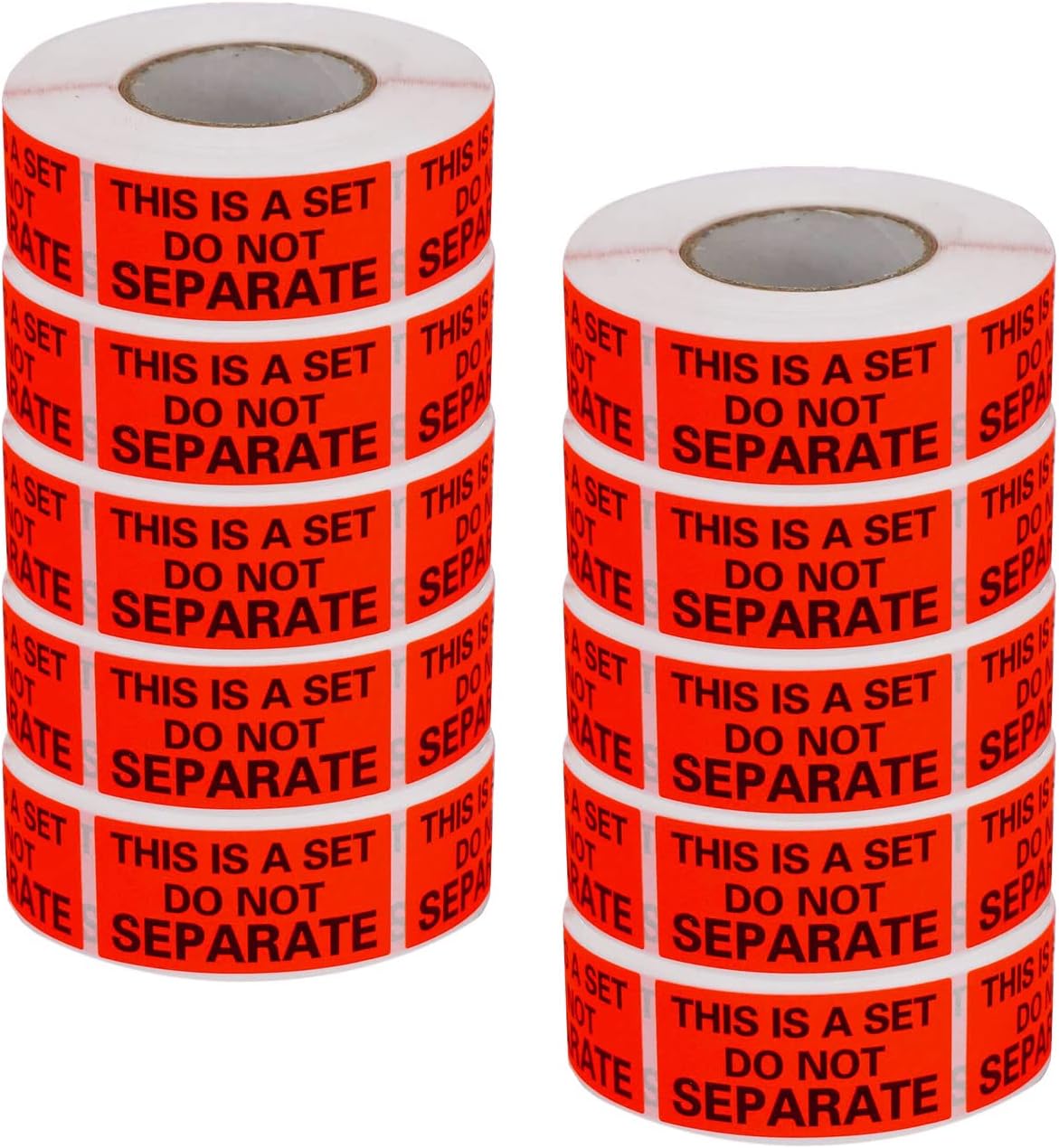 Amazon.com : This is a Set Do Not Separate Labels, Fluorescent Orange ...