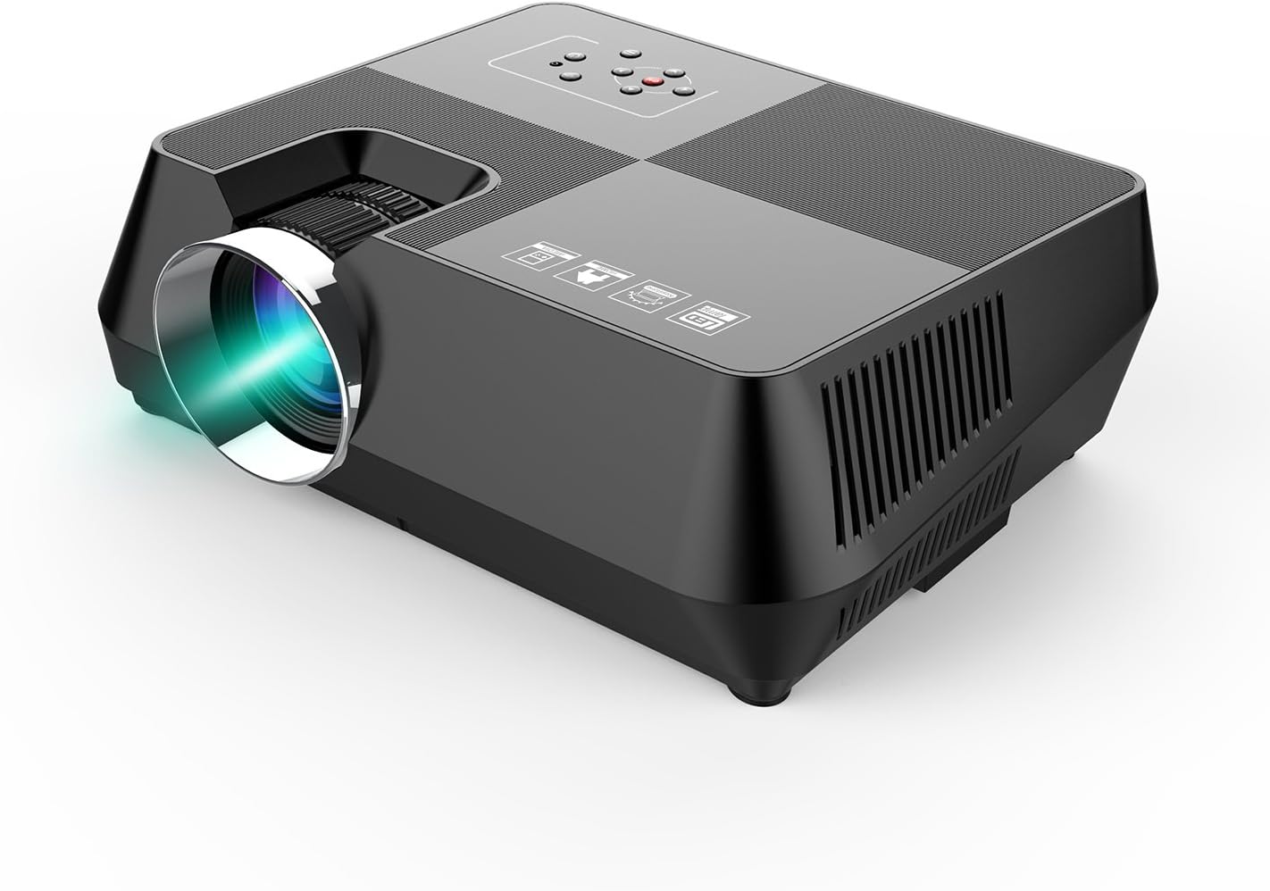 Amazon.com: Mini LED Projector 1800 Lumens for Phone PC Laptop Flash ...