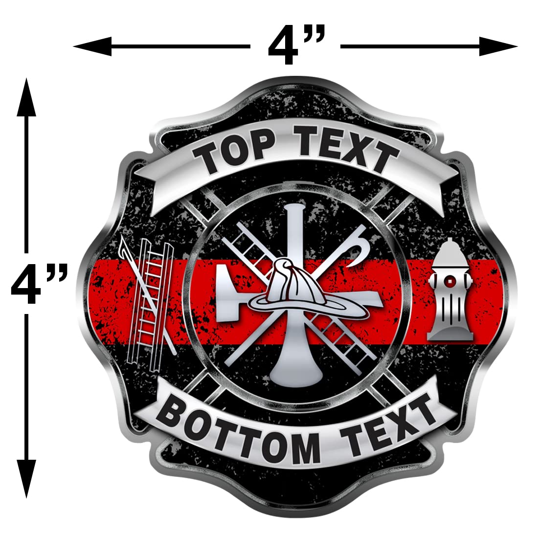 Custom Firefighter Decals Custom Pipes & Drums Irish Firefighter Decal