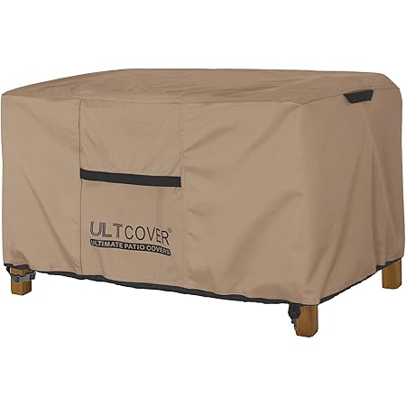 Amazon.com: ULTCOVER Patio Coffee Table Cover, Waterproof Rectangular ...