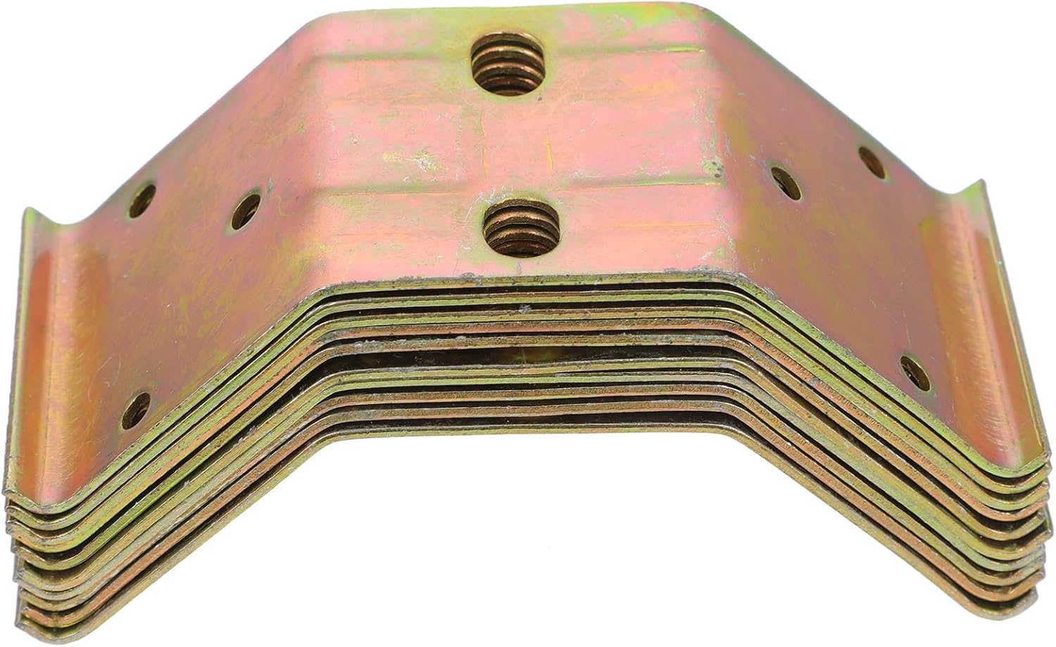 Amazon | Mobestech テーブル 脚 コーナー 金具 ボルト 埋め込みナット フランジナッ ト 10個 テーブル 脚 コーナー 連結 プレート アイアン 亜鉛メッキ テーブルと ...