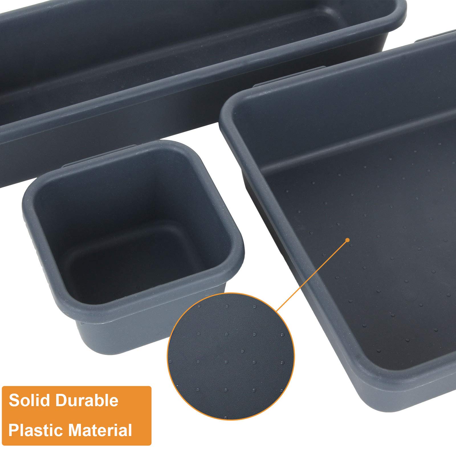 Snapklik.com : FWEEK Set Of 24 Interlocking Desk Drawer Organizer Tray ...