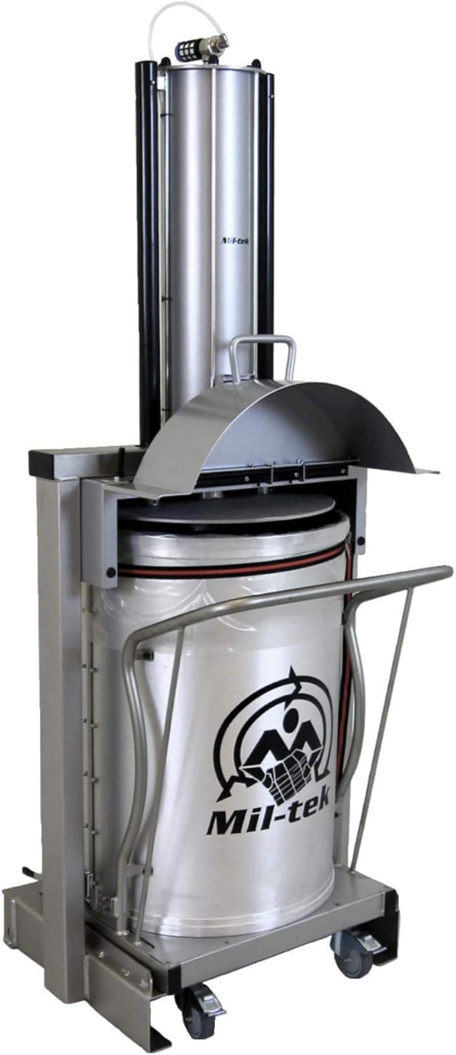 Amazon.com: Mil-tek XP200S Stainless Steel Trash Compactor | Air ...
