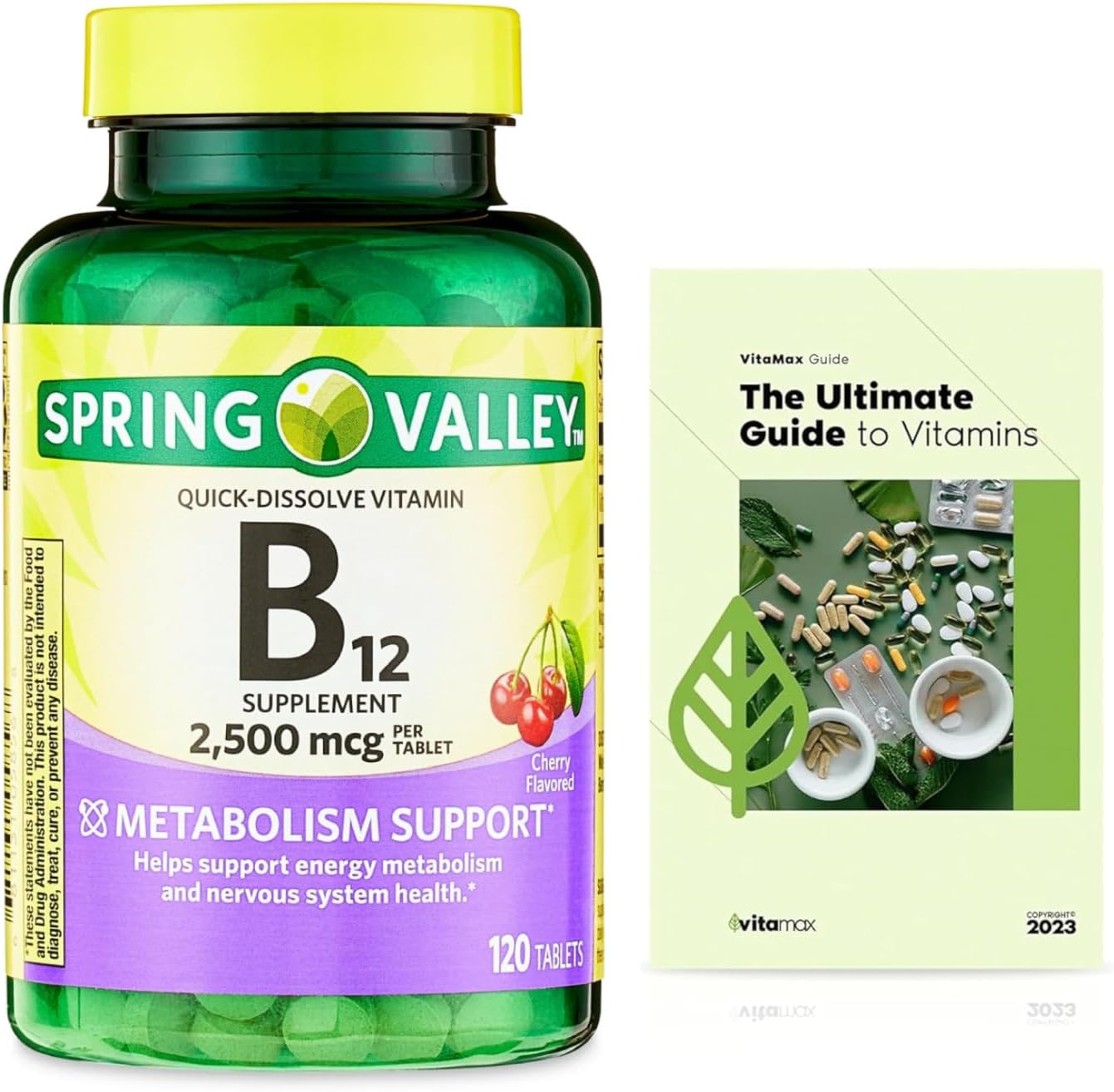 Amazon.com: Generic Spring Valley - Vitamin B12 Quick-Dissolve Tablets ...