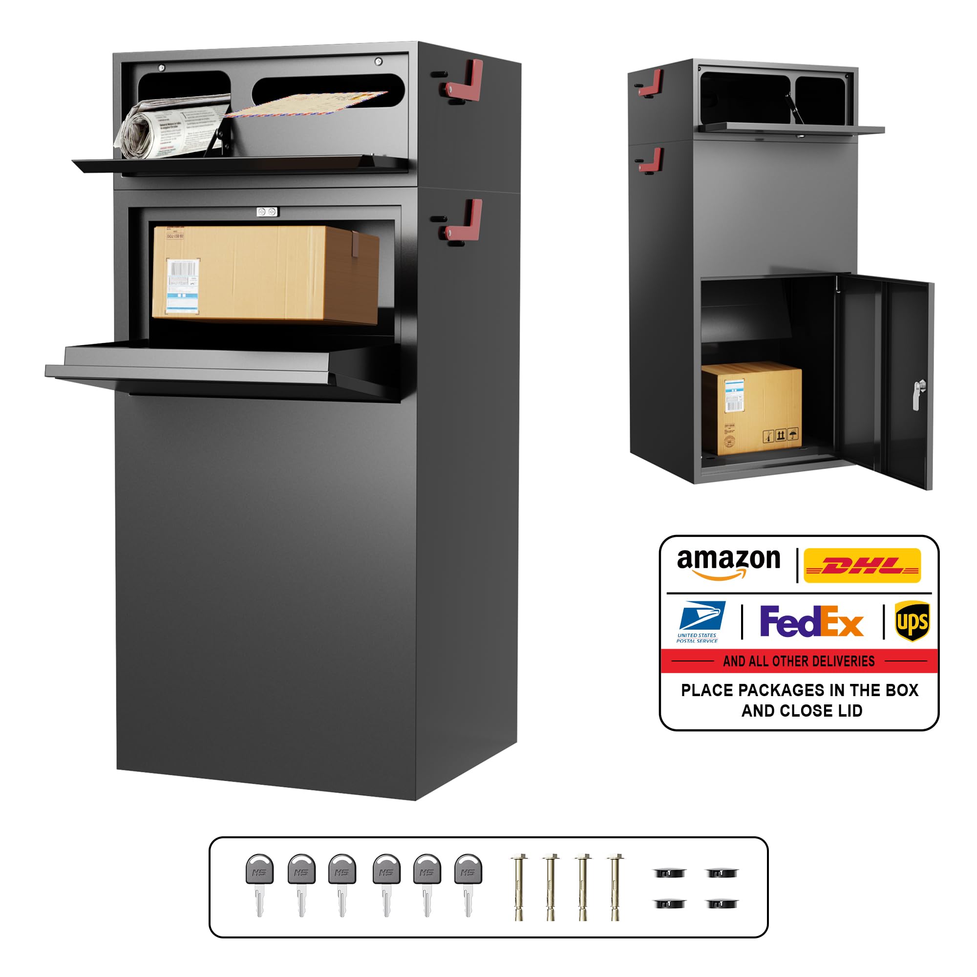 Amazon.com: Merapi Package Delivery Box for Outside, 41.6" *18.9" *16.9 ...