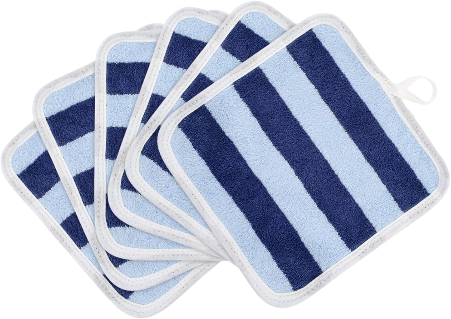 SINLAND Microfiber Facial Cloths Fast Drying Washcloth 8inch x 8inch ...