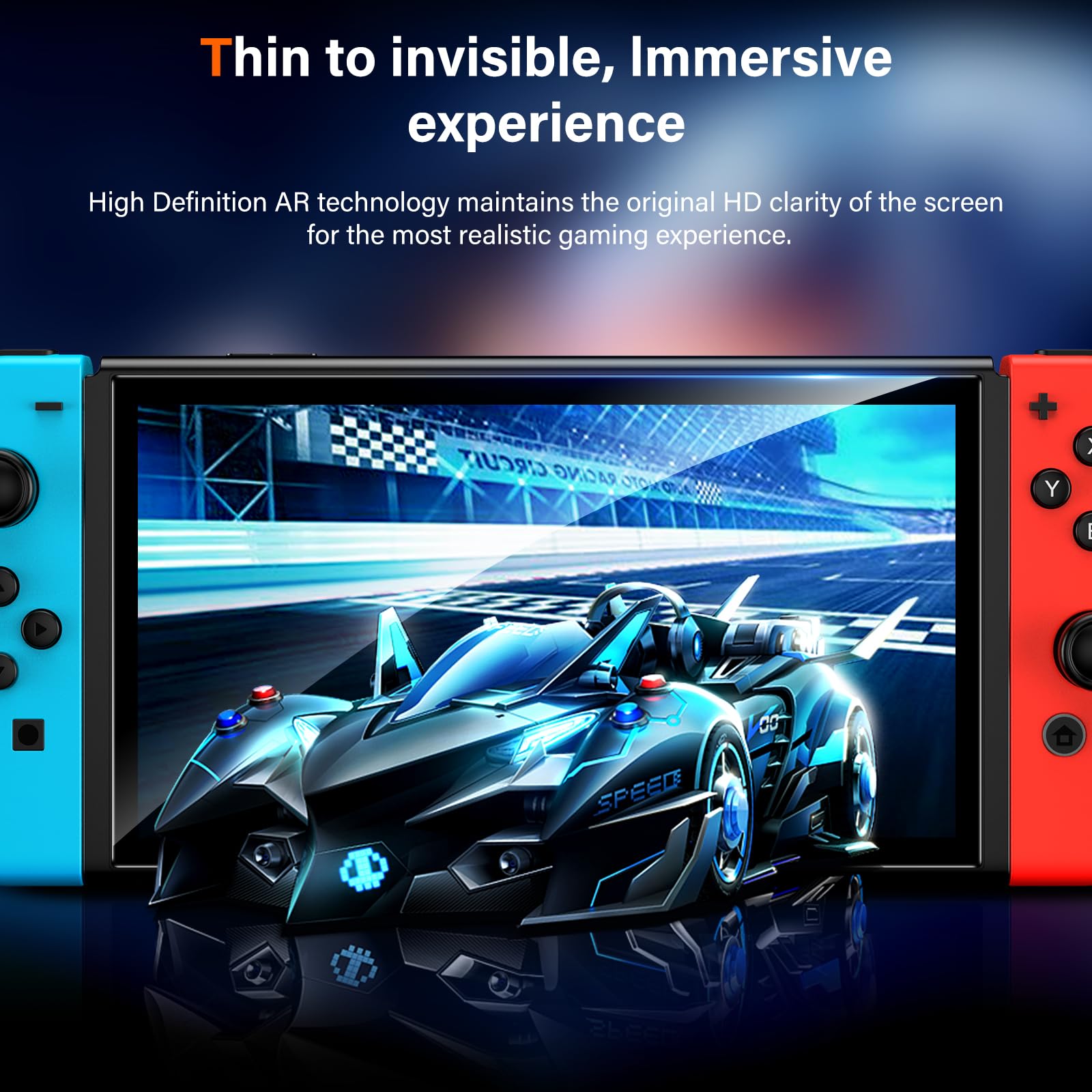 Snapklik.com : UniqueMe For Nintendo Switch OLED Screen Protector, 1 S ...