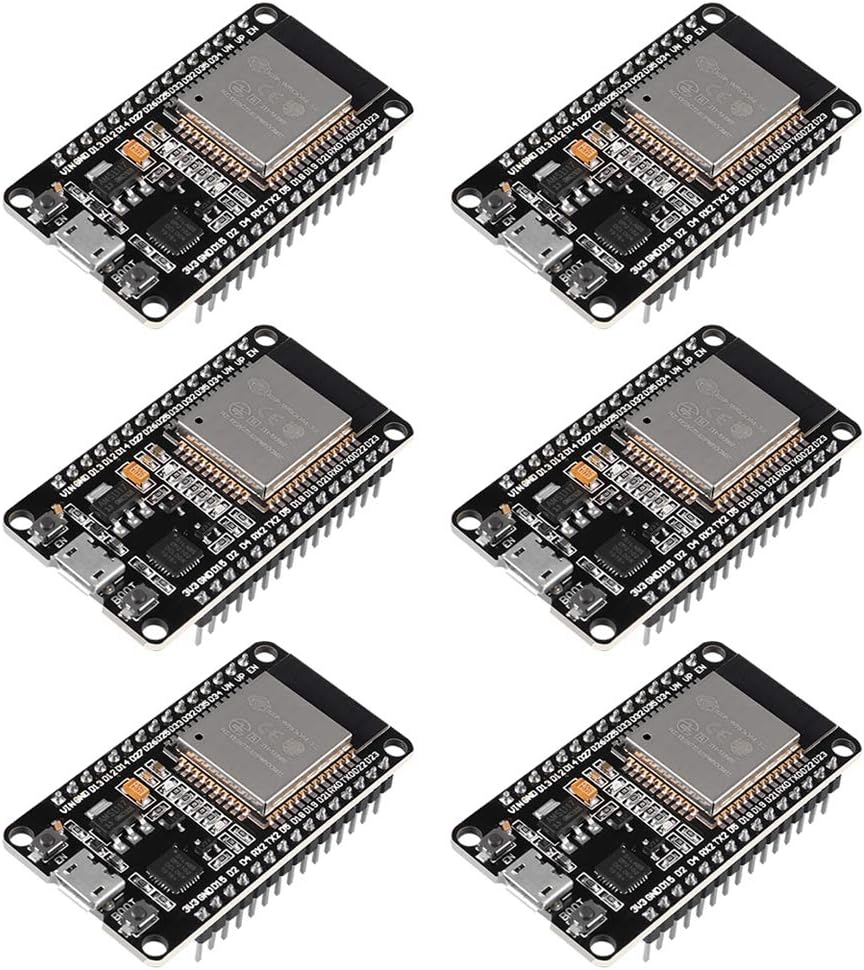 Amazon.com: 6PCS ESP32 ESP-32S WiFi Development Board NodeMCU ESP-WROOM ...