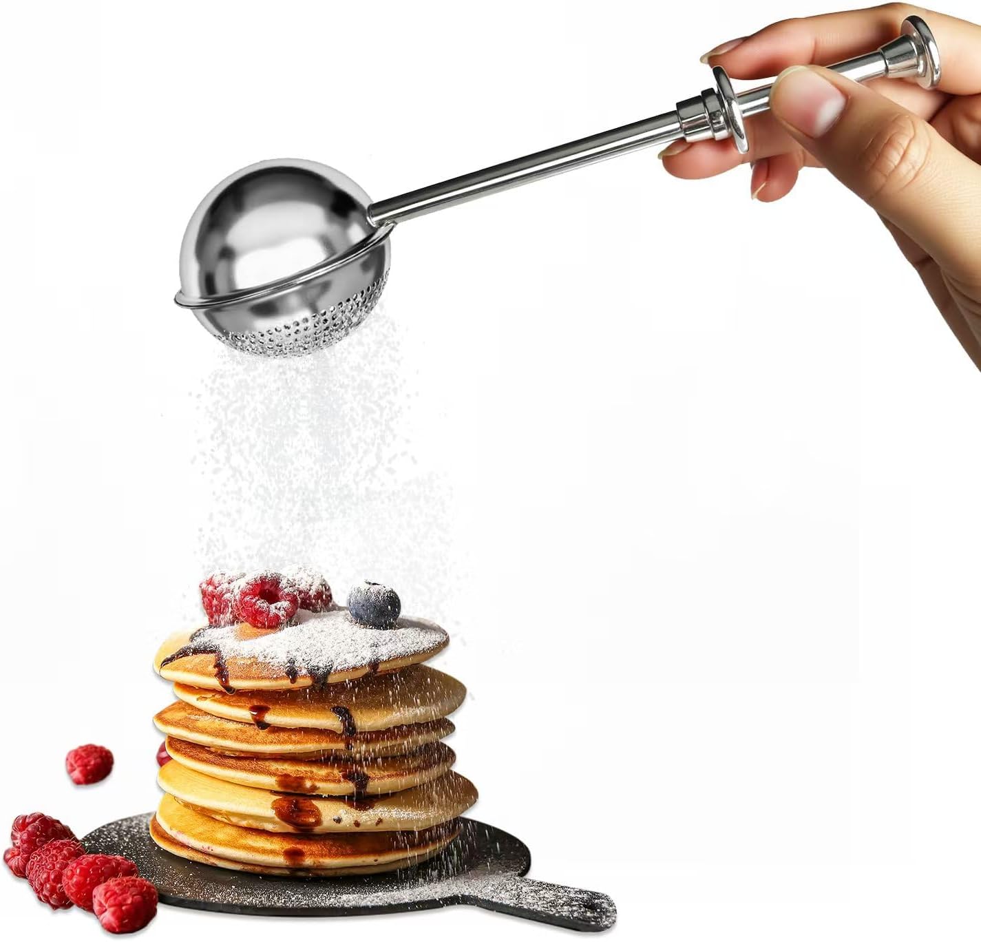 Amazon.com: Mauts-inus Powdered Sugar Shaker Duster flour sifter with ...