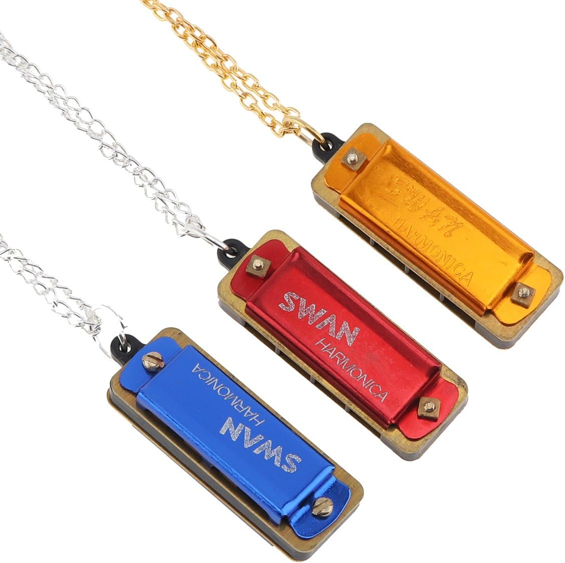 Amazon.com: Hohner M38N-BL Mini Harmonica Necklace, Black