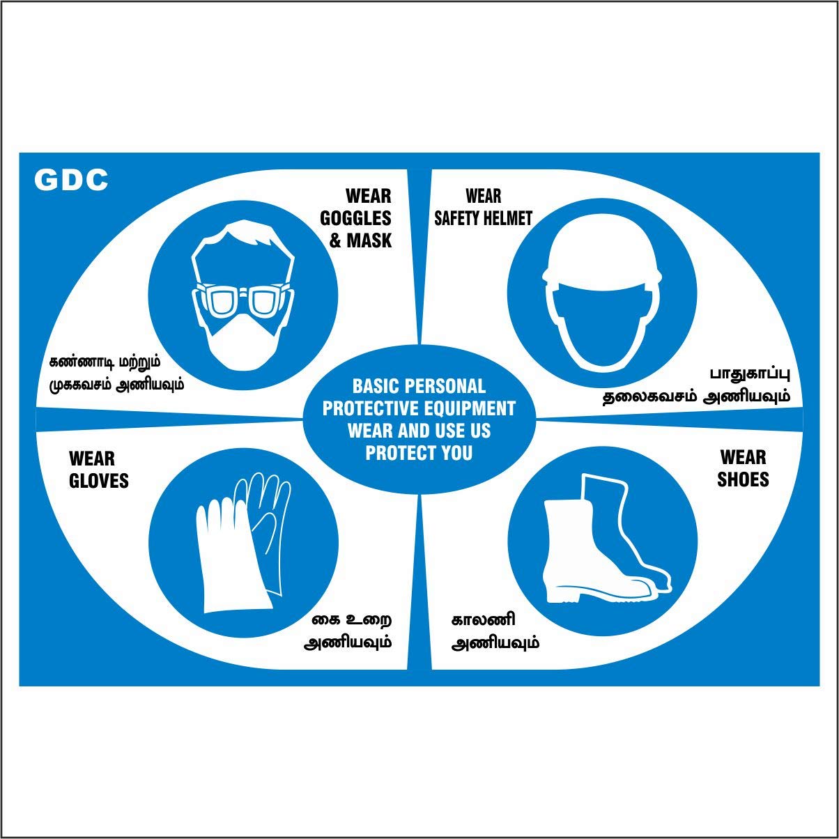 GDC Sign board in 3mm thick foam sheet (12" X 8") : Amazon.in: Office ...