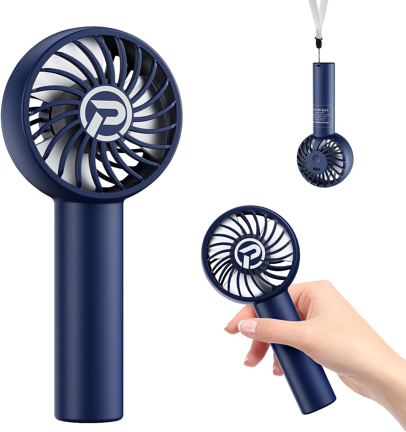 Amazon.com: TENDWARE Mini Handheld Fan, Battery Operated Personal ...