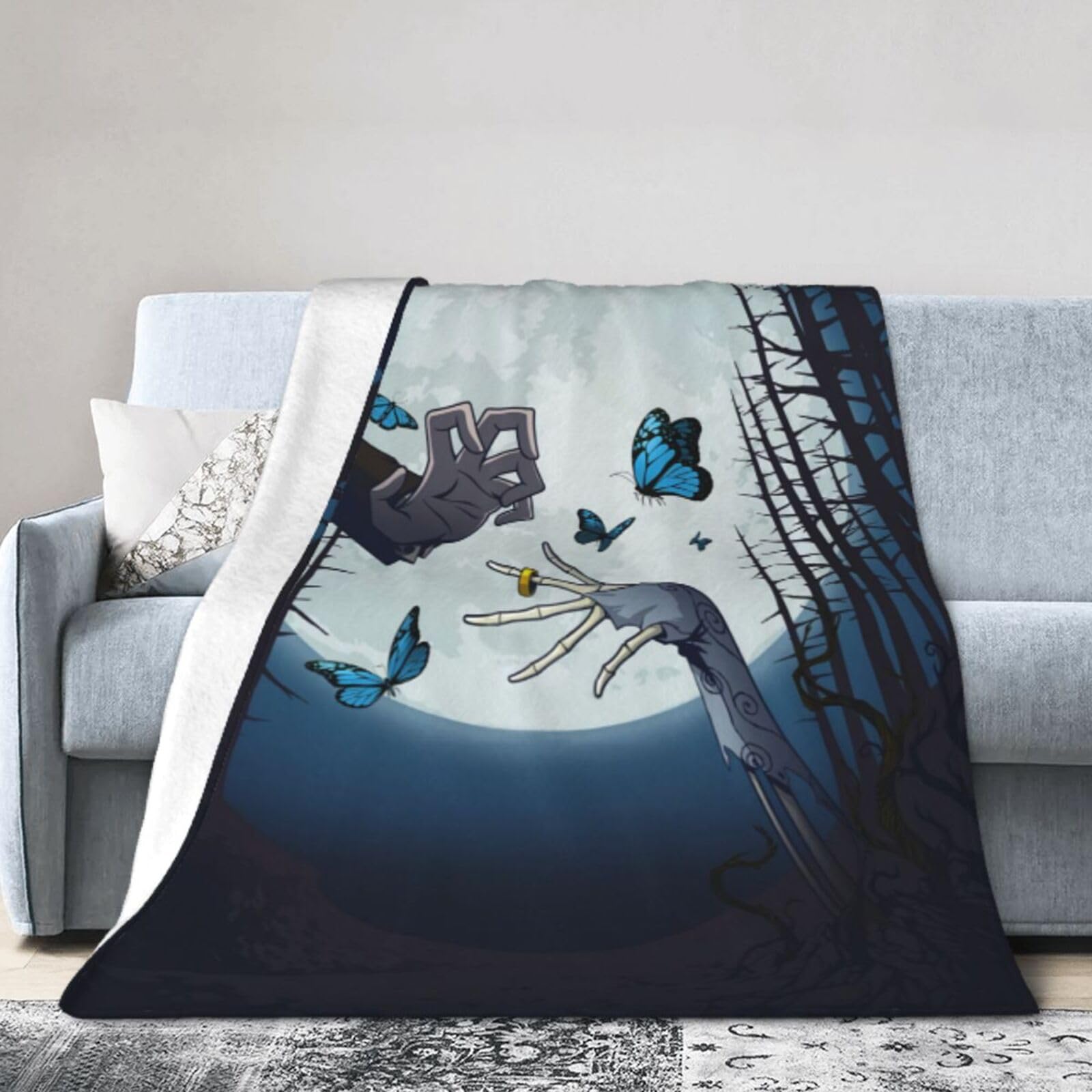 Amazon.com: Corpse Bride Blanket Super Soft Flannel Throw Blanket ...