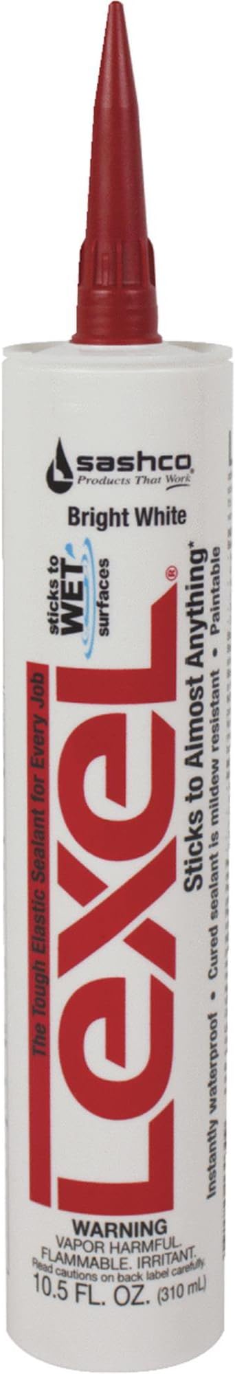 Amazon.com: Sashco Inc 13010 2 Pack 10.5 oz. Lexel Adhesive Caulk ...