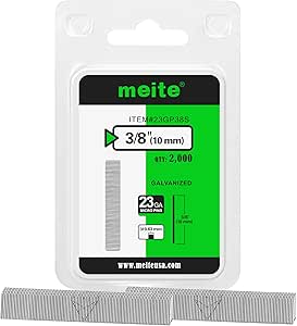 Amazon.com: meite 23 Gauge Pin Nails, 3/8 Inch Micro Headless Pins ...