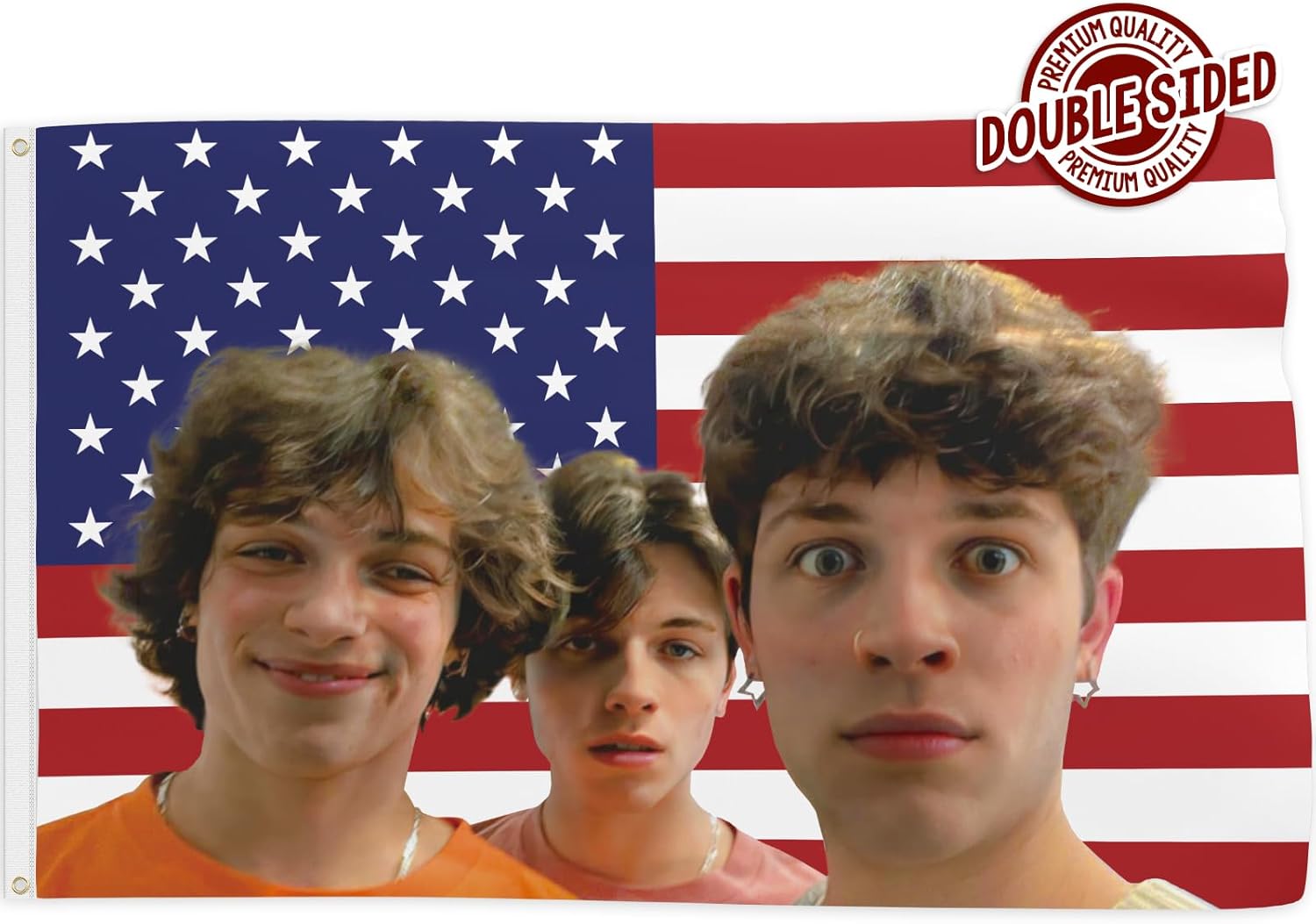 Amazon.com : Probsin Funny Flag for Room 3x5 Ft USA American Flag ...