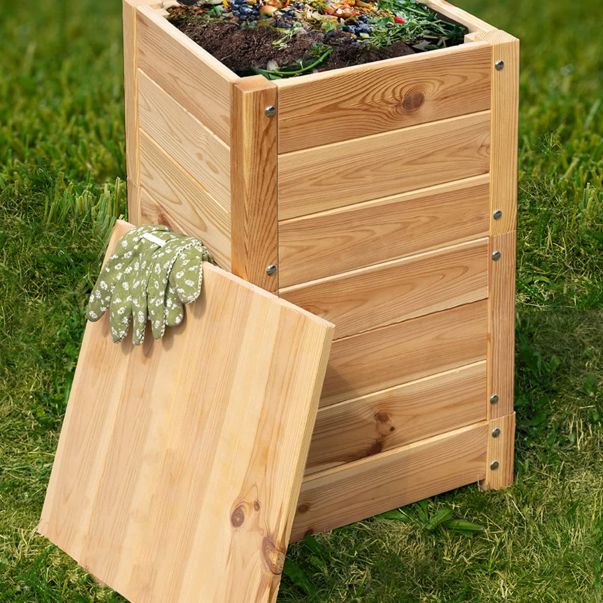 Wooden Worm Compost Bin The Upcycled Wooden Worm Farm. – Fodder Farm