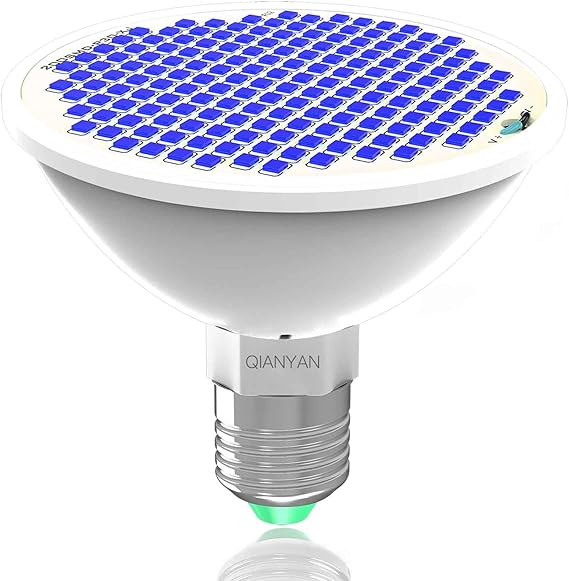 QIANYAN Lámpara LED Azul Completa 460nm 470nm para Hidroponía y ...