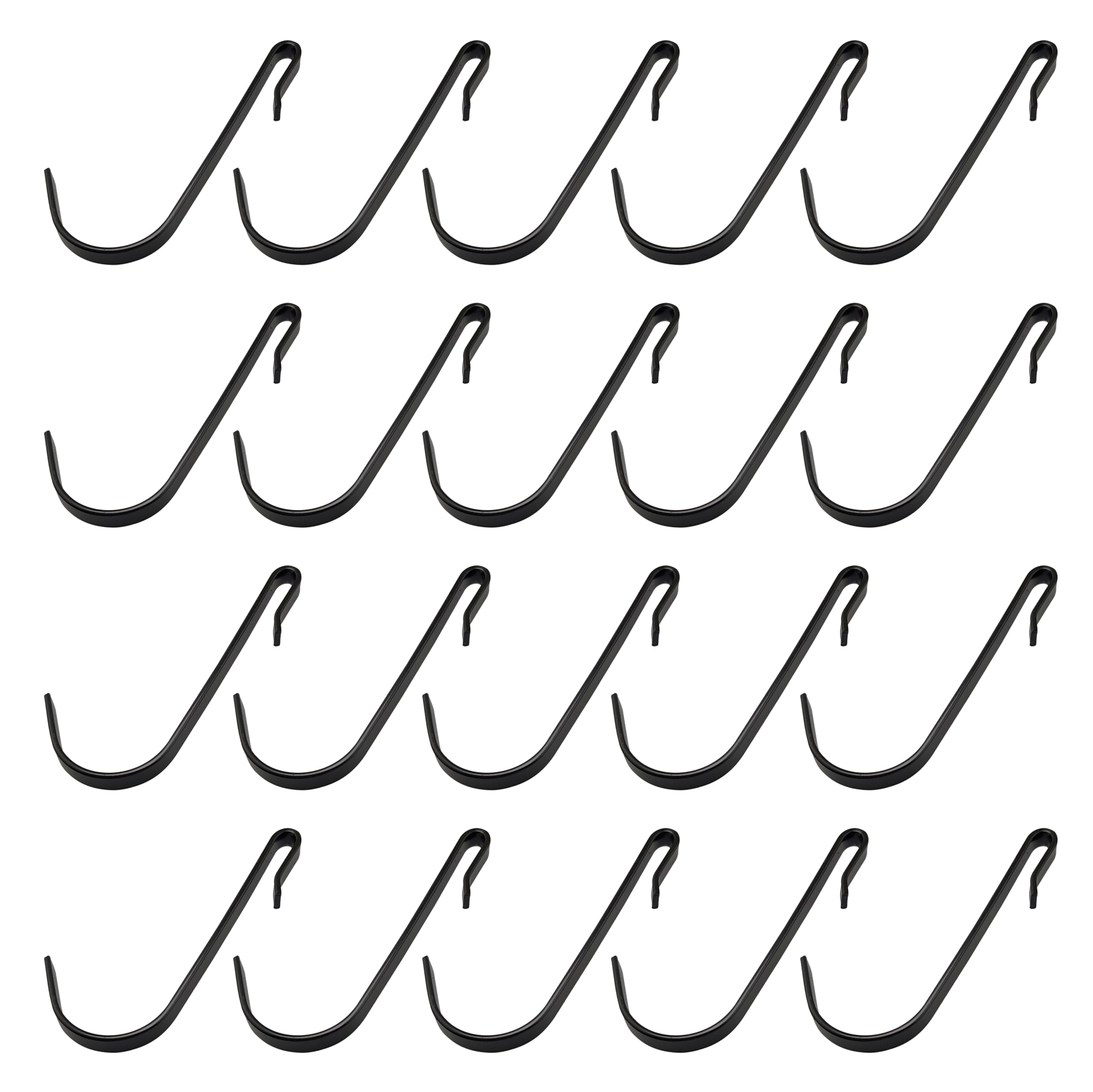 Amazon.com: LinJianTing 20pcs J Shaped Stainless Steel Hooks Wire Rack ...
