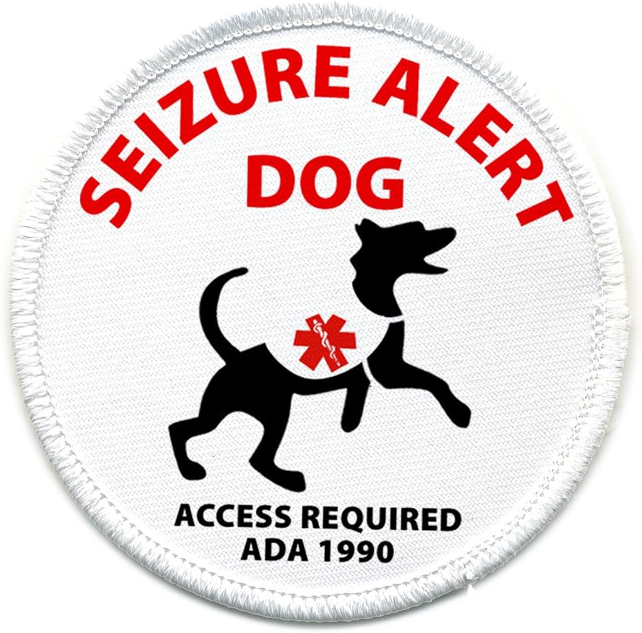 Amazon.com: Creative Clam Seizure Alert Dog Medical Alert Symbol 4 Inch ...
